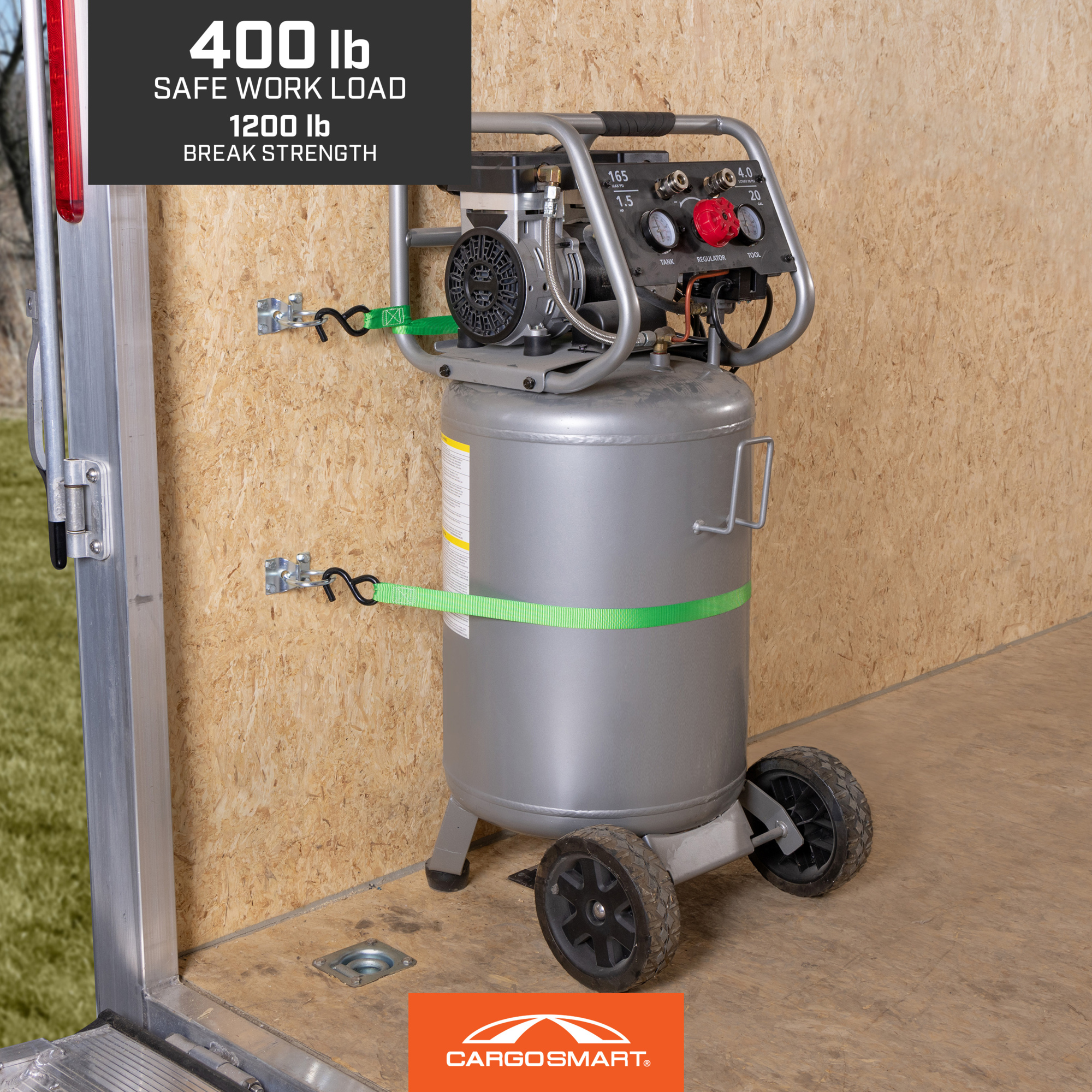 CargoSmart Surface Mount Light-Duty Ring Plate, 1200-Lb. Capacity ...