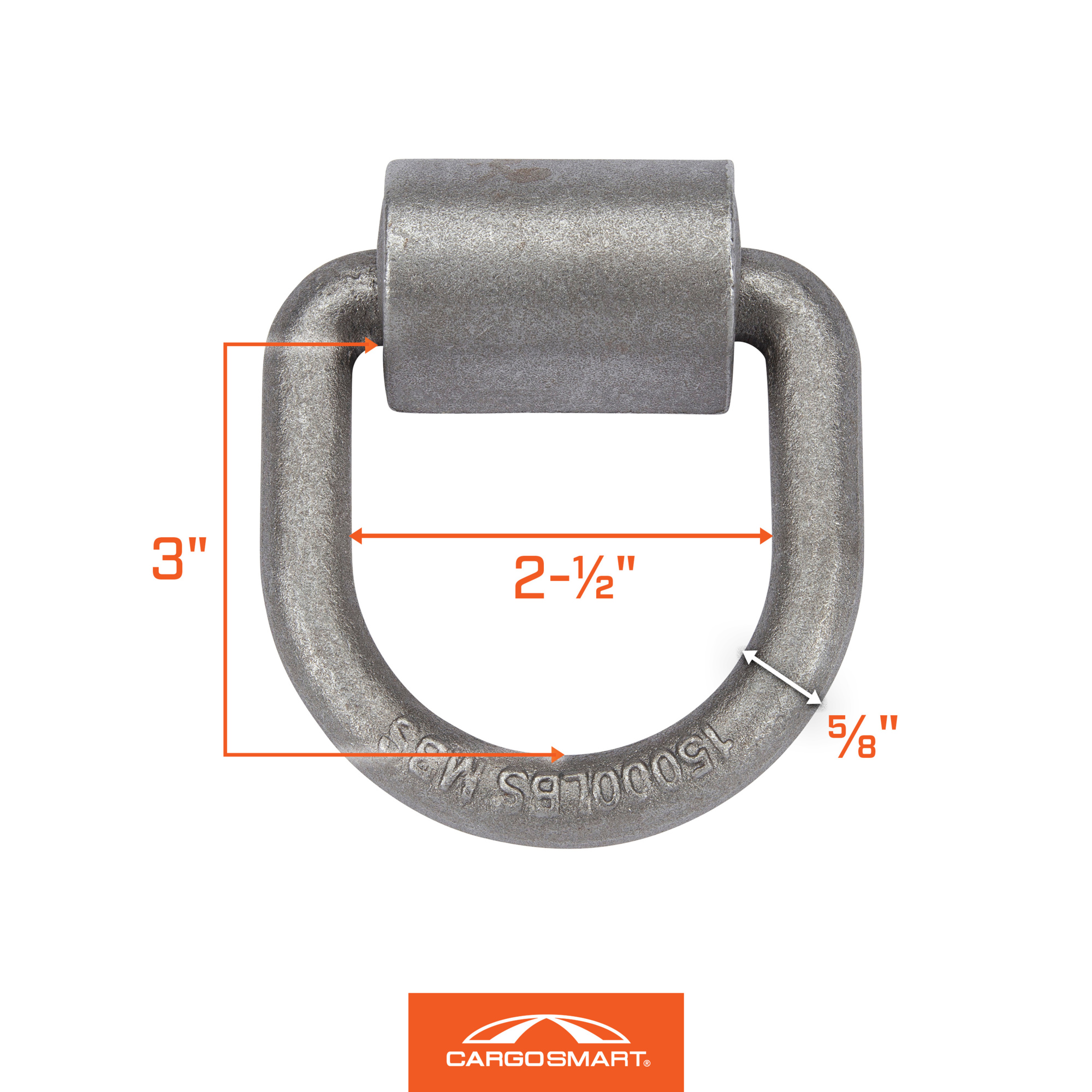 CargoSmart Weld-On D-Ring, 5/8in. Dia., 15,000-Lb. Capacity | Northern Tool