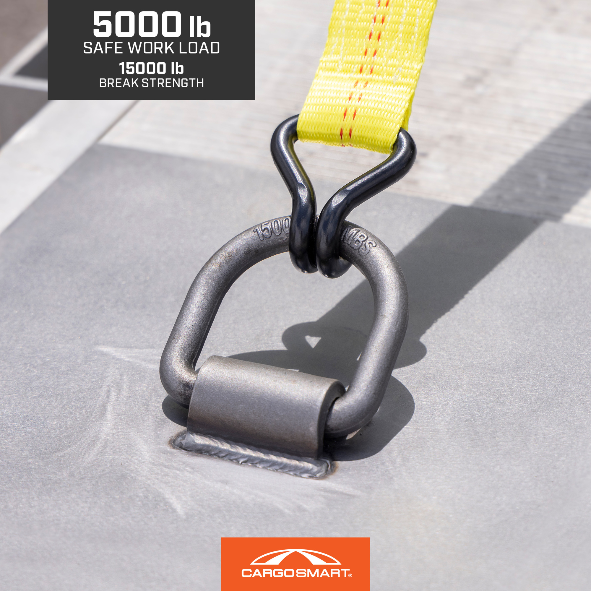 CargoSmart Weld-On D-Ring, 5/8in. Dia., 15,000-Lb. Capacity | Northern Tool