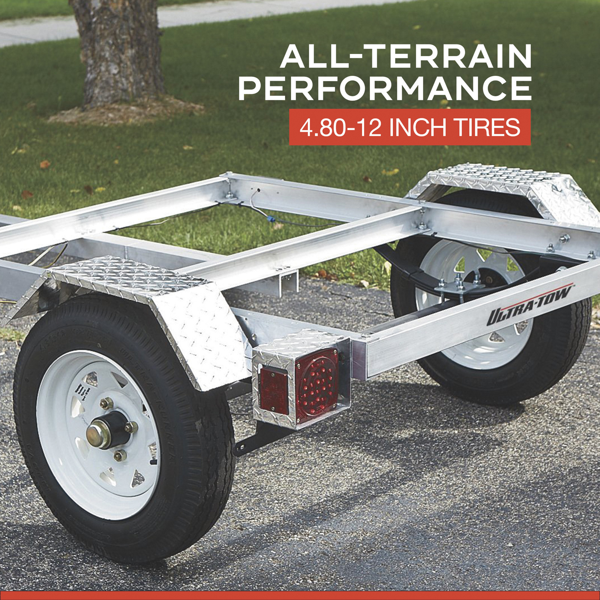 Ultra-Tow 40in. x 48in. Aluminum Utility Trailer Kit, 1060-Lb. Load ...