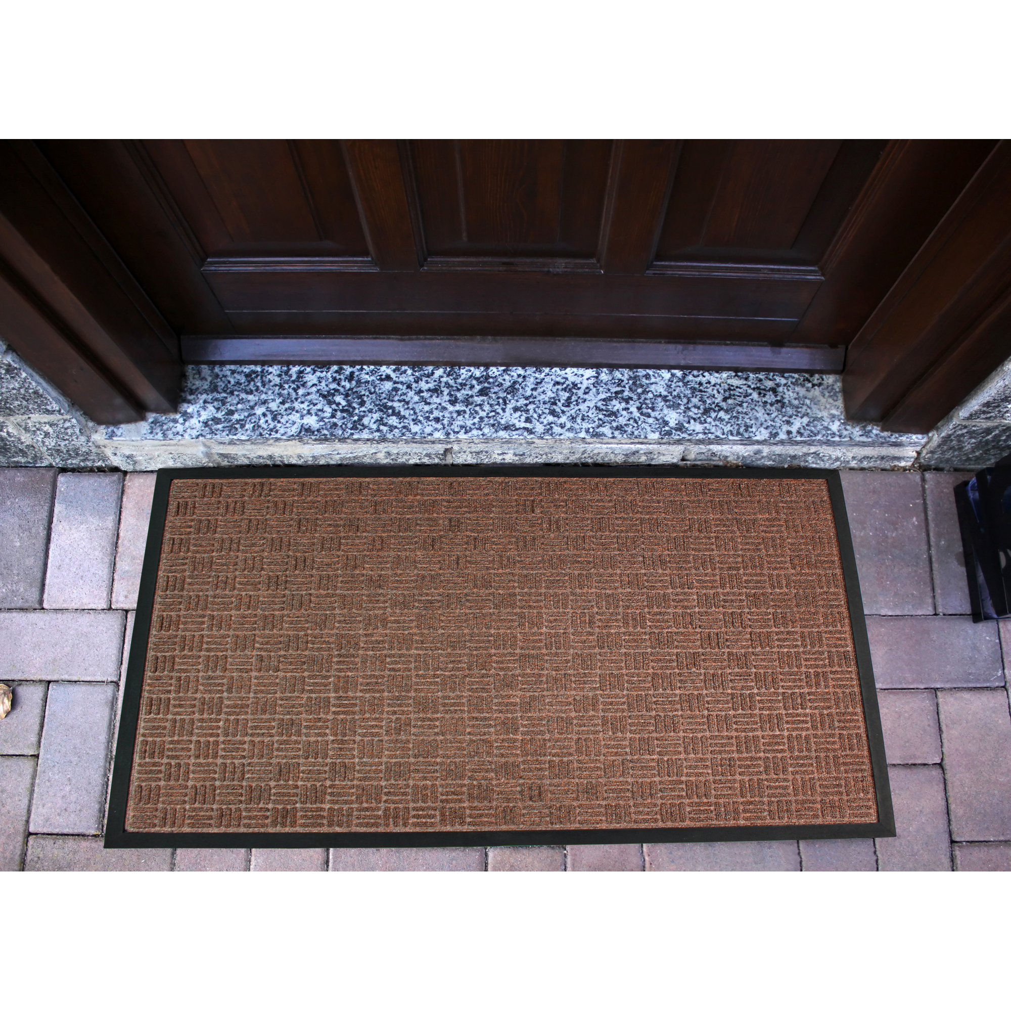 FLOORTEX Doortex® Ribmat, Brown Heavy Duty Door Mat-24x36in., Width 24 ...