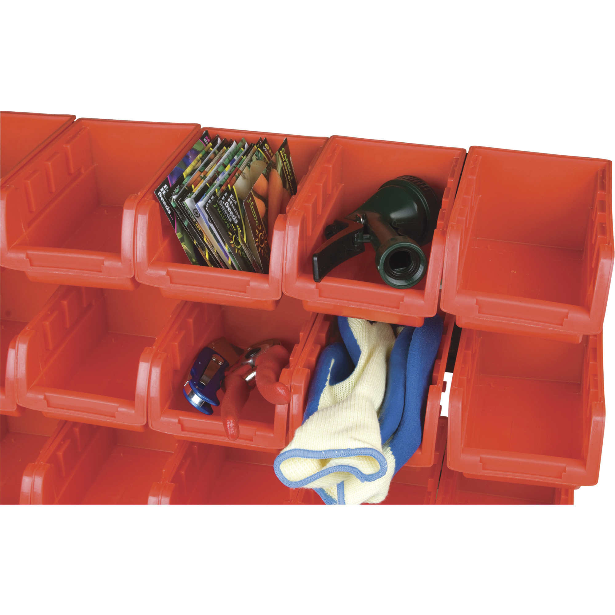 Ironton Tabletop Bench Rack with 15 Bins, 6 1/2in.L x 4 1/16in.W x 3in ...