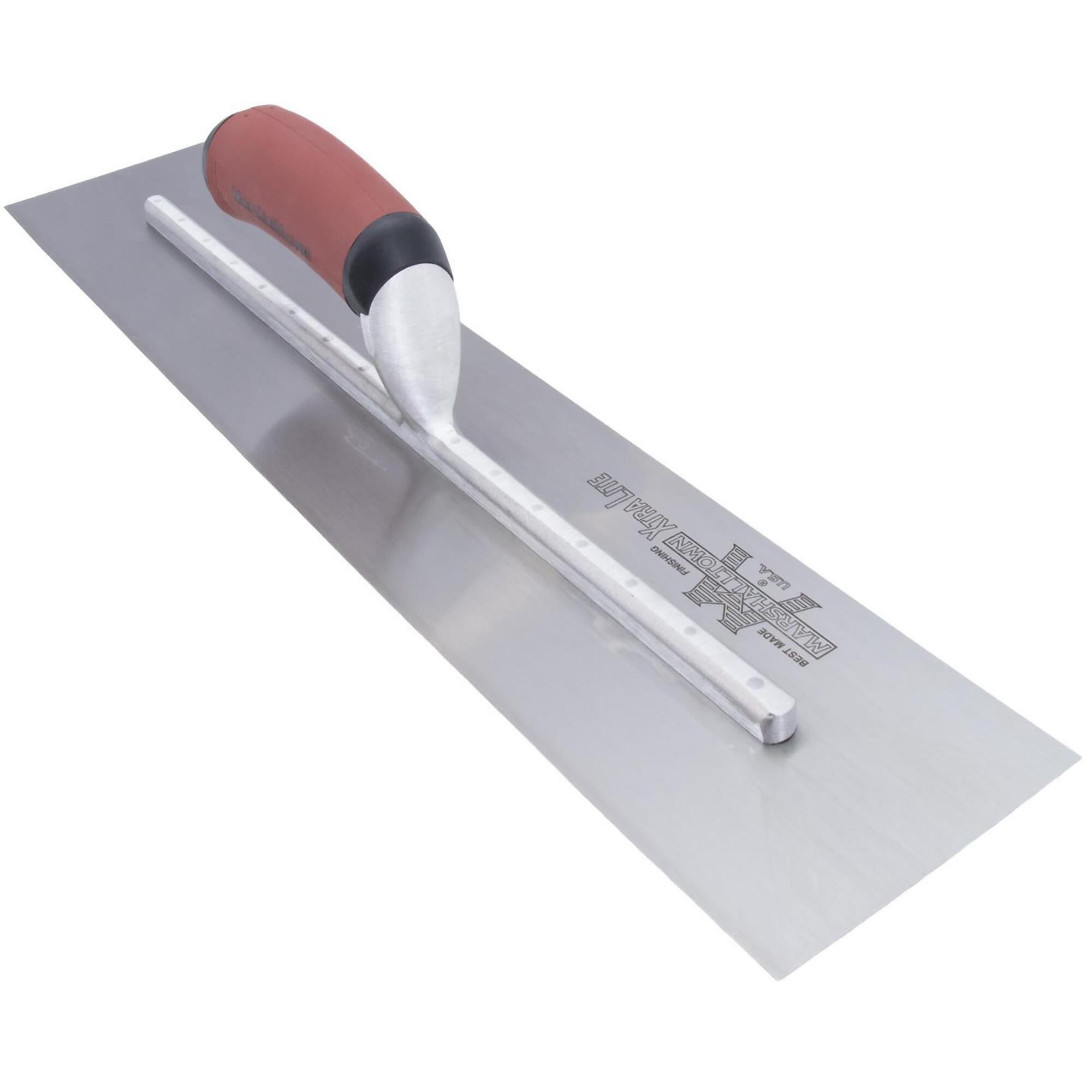 Marshalltown Finishing Trowel - 20in. x 4in., Curved DuraSoft Handle ...