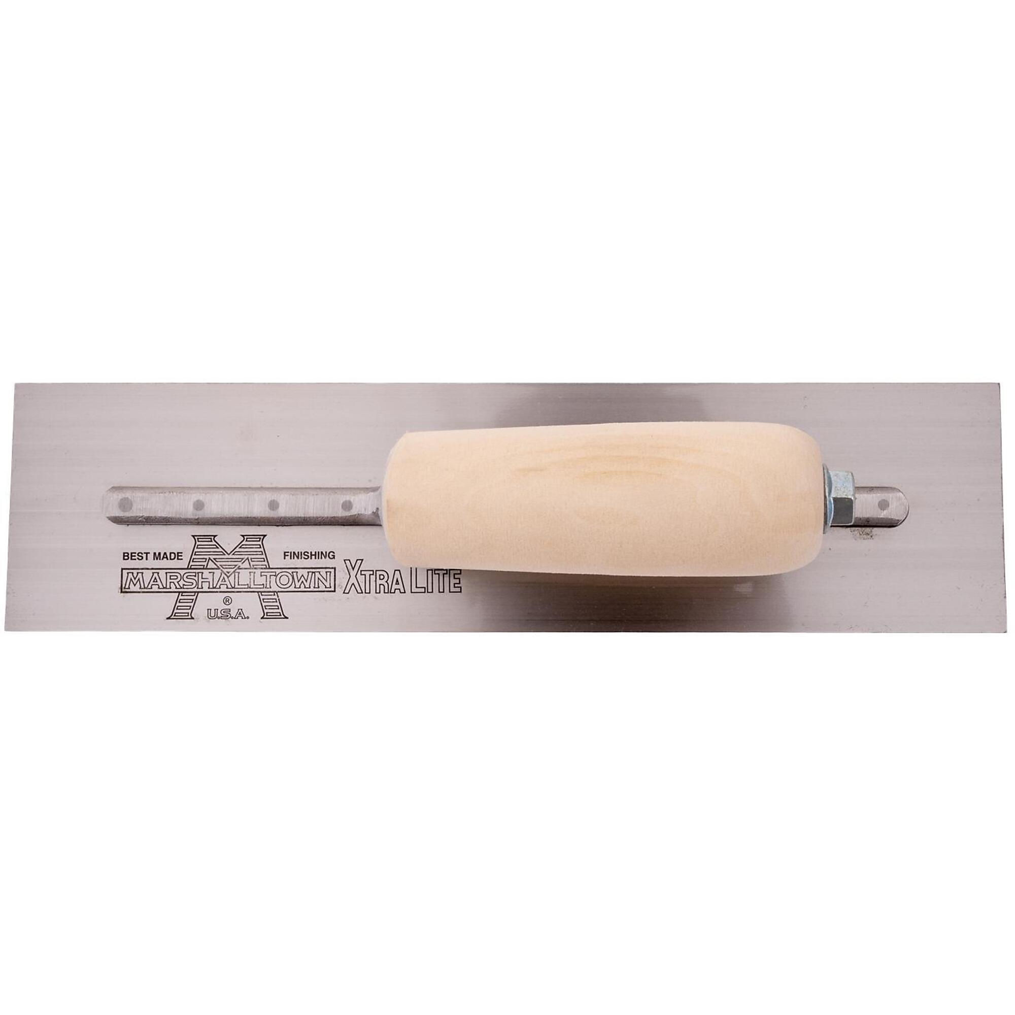Marshalltown, 12 X 3 Finishing Trowel Curved Wood Handle, Model# MXS56 ...