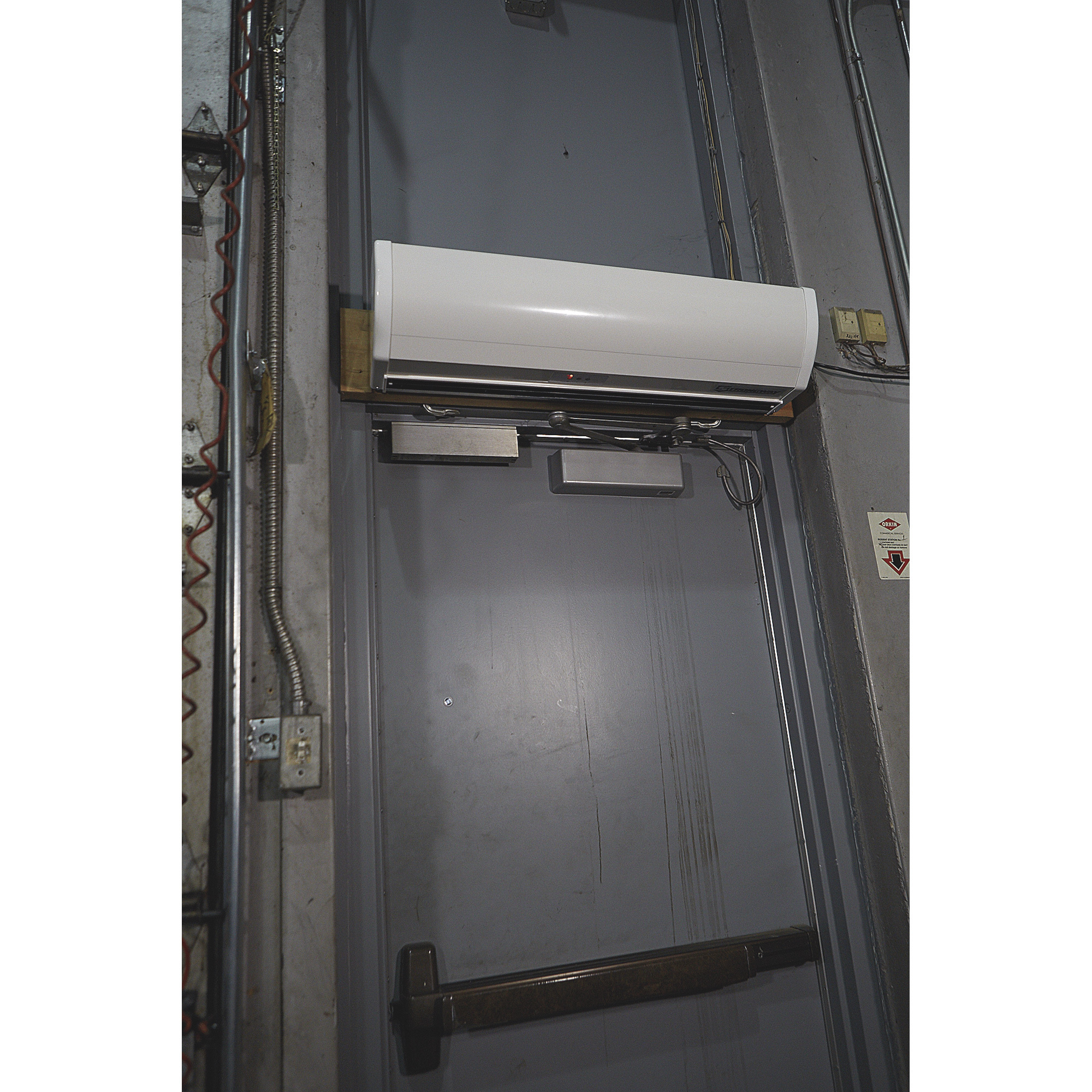 Strongway Air Curtain, 36in., 1/2 HP, 816 CFM, 2 Speeds, Includes ...