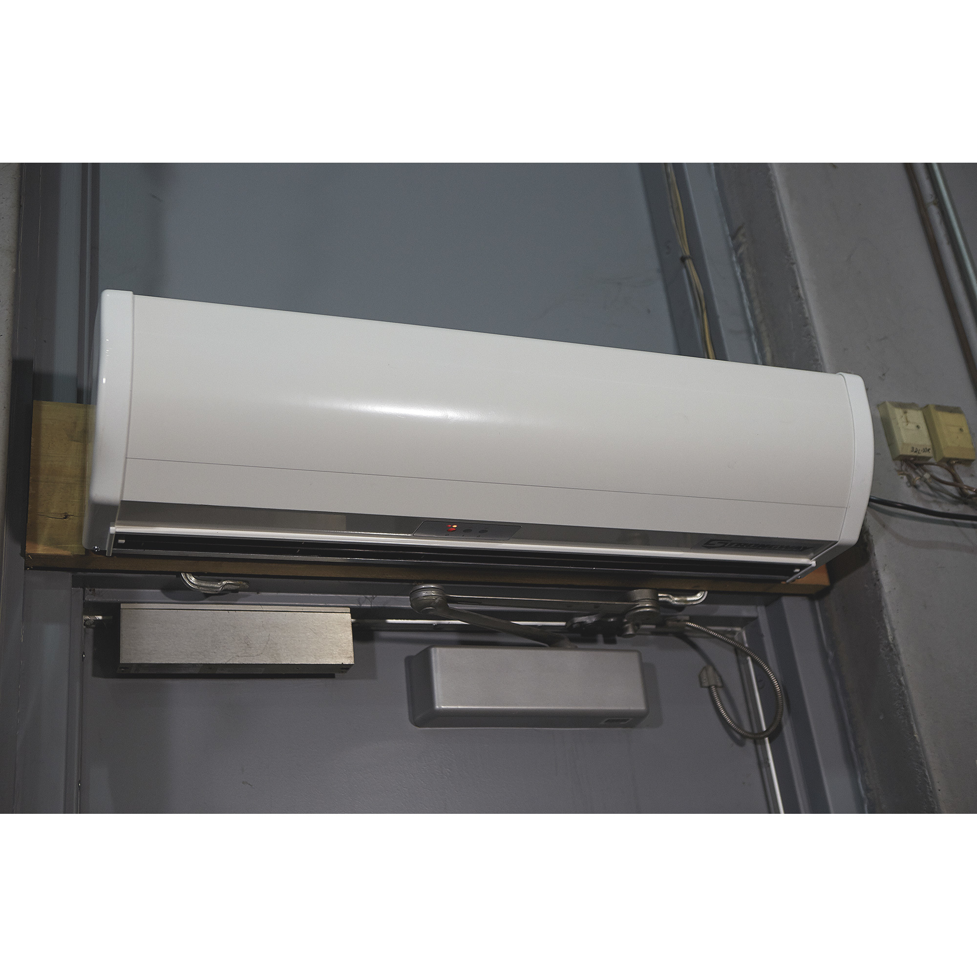 Strongway Air Curtain, 36in., 1/2 HP, 816 CFM, 2 Speeds, Includes ...