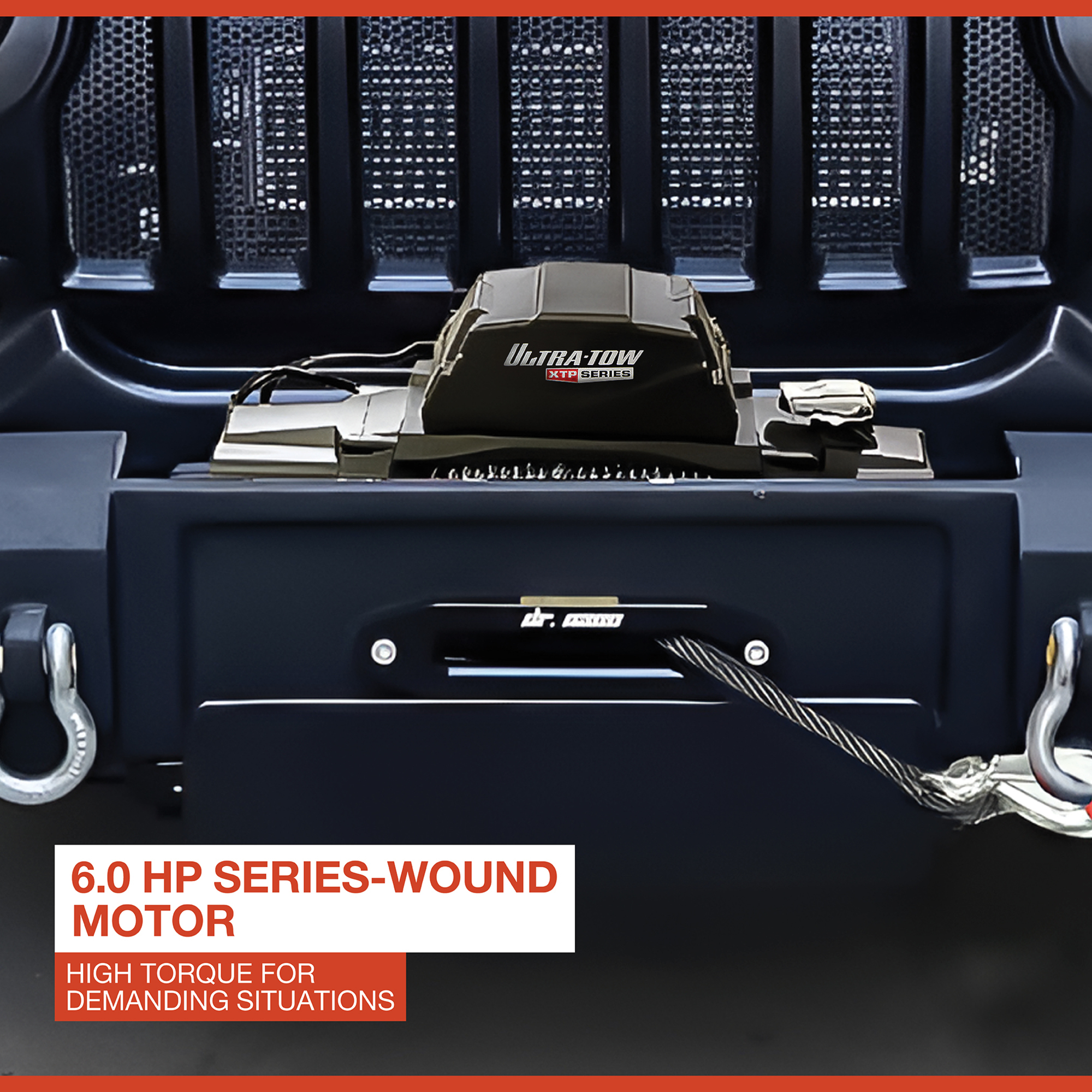 Ultra-Tow XTP 12 Volt Off-Road Vehicle Winch, 12,000-Lb. Capacity, 12 Volt DC, 390 Max. Amps ...