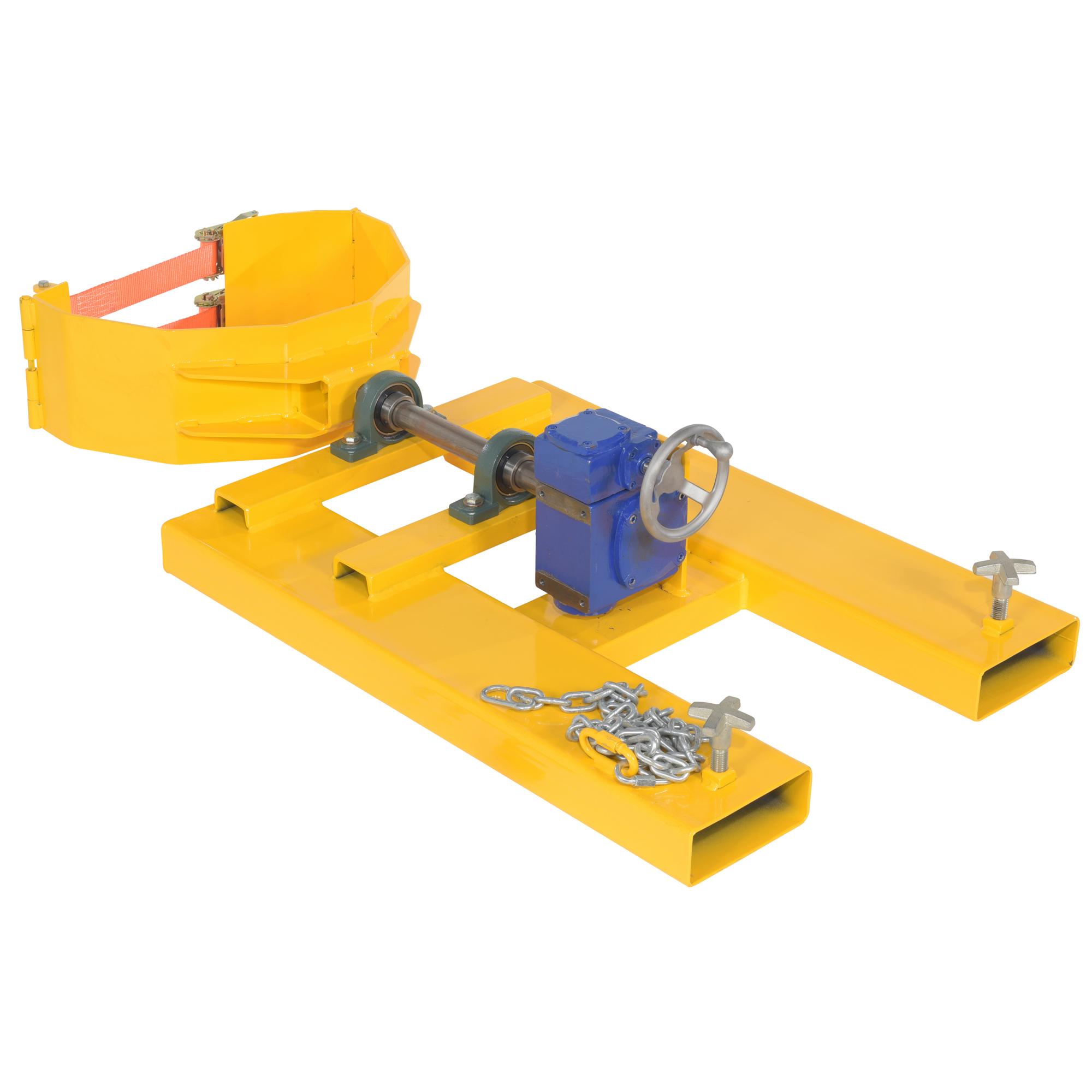 Vestil, Right angle drum rotator fits 55 Gallon drums, Capacity 1200 lb ...