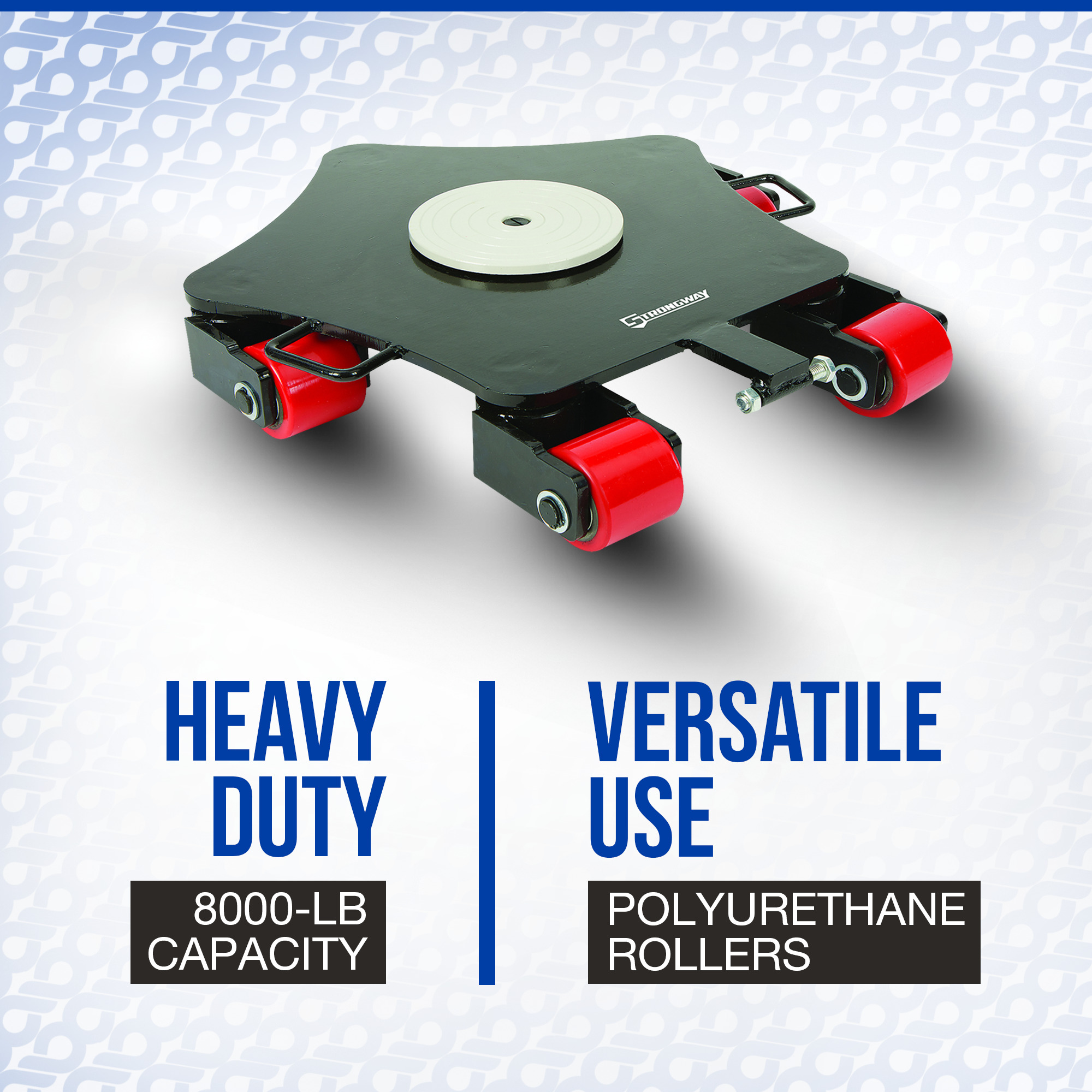 Strongway Omni-Directional Machinery Mover, 8000-Lb. Capacity, 360 ...
