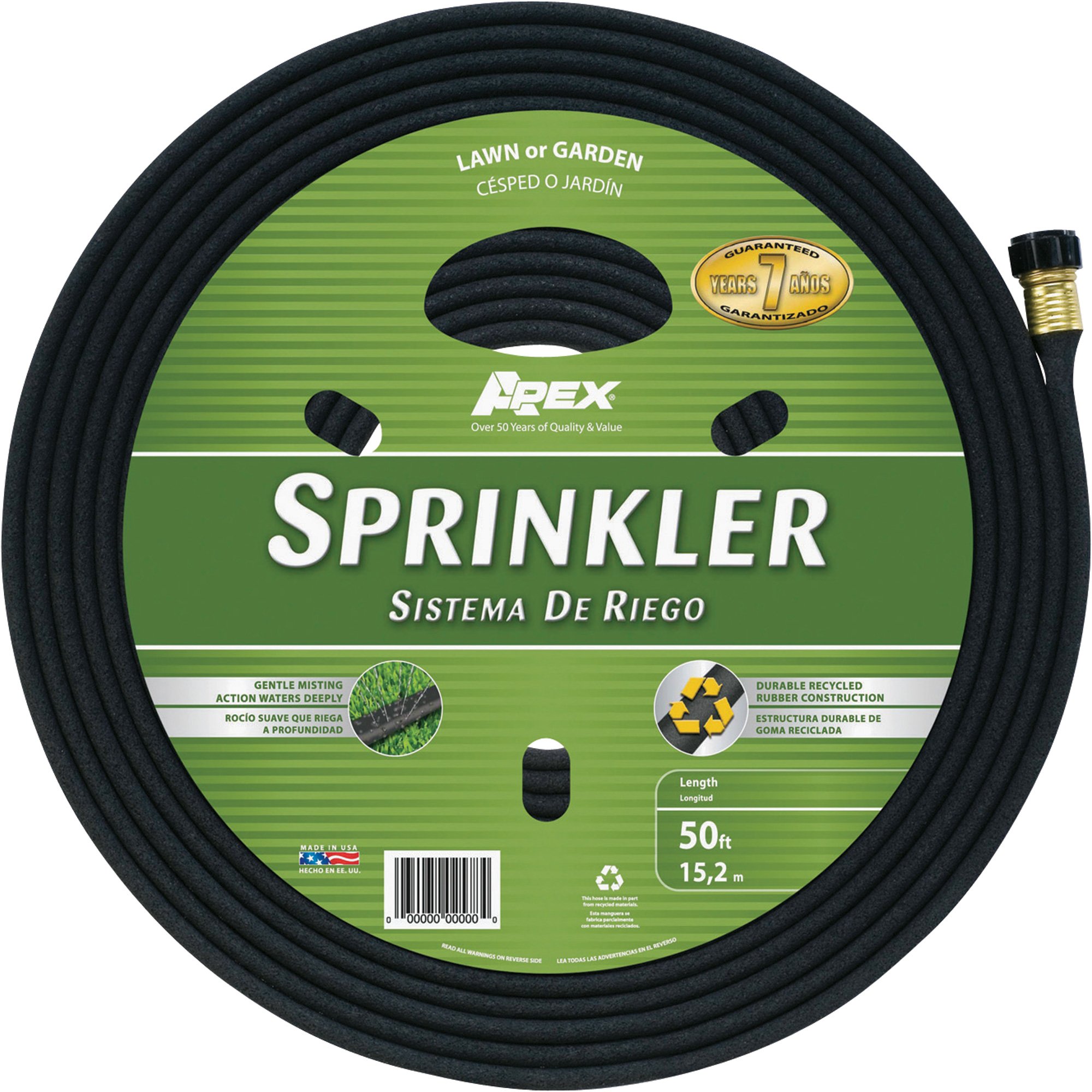 Apex Rubber Sprinkler Hose — 50ft.L, Model# 2025-50 | Northern Tool