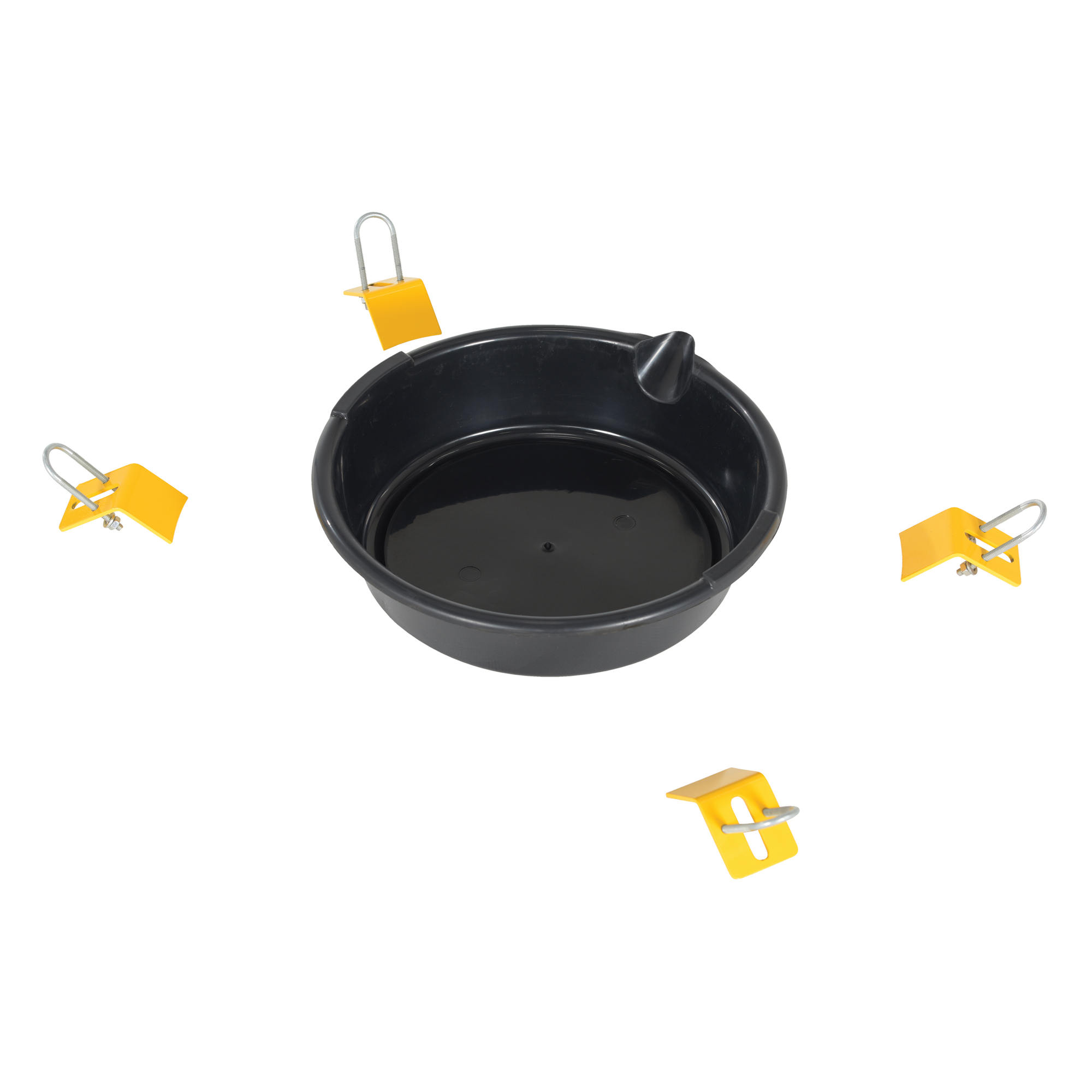 Vestil Optional Plastic Drip Pan for Bucket/Pail Dolly - 4in. Height ...