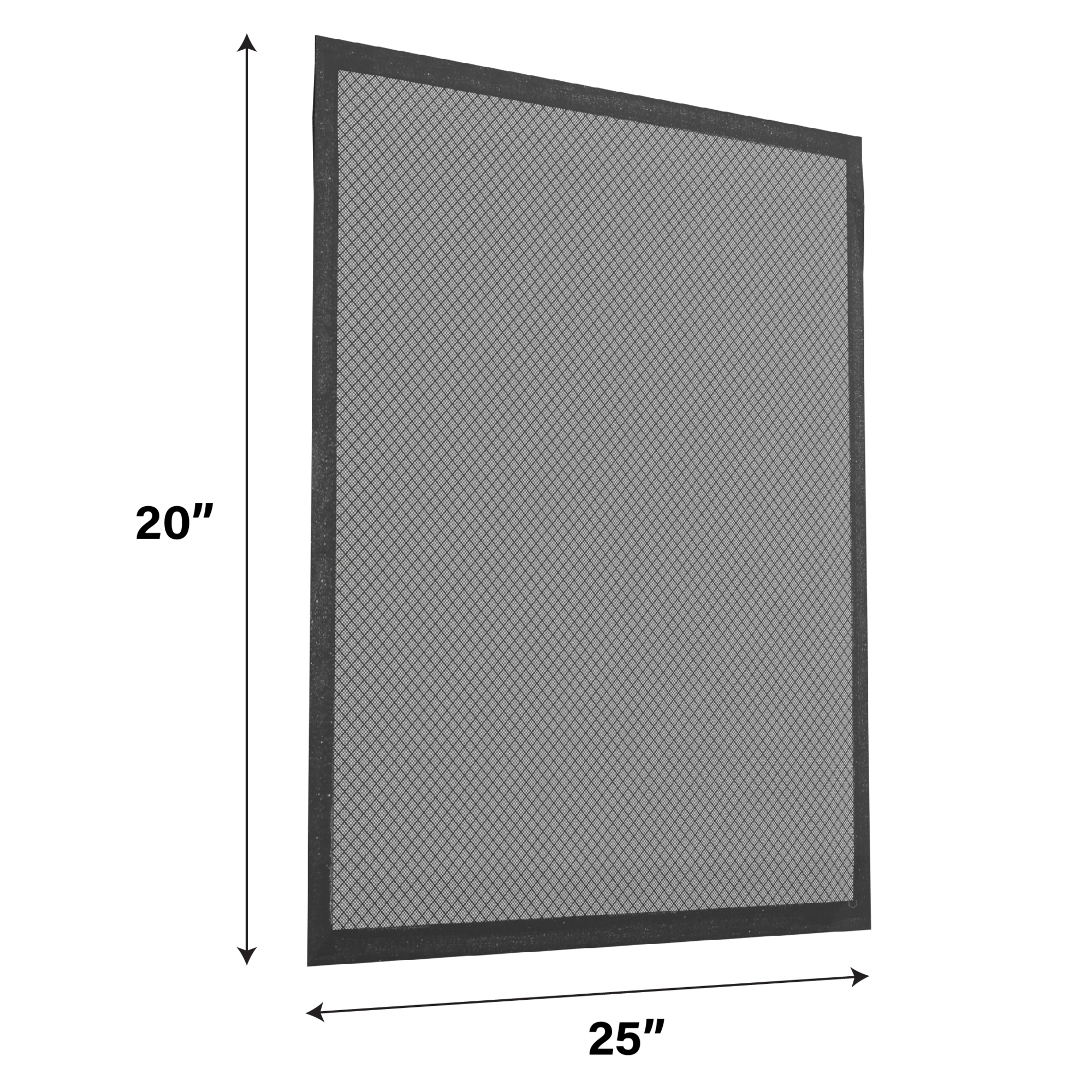 Air-Care, 20 x 25 x 1 Flexible Washable AC Filter, Width 20 in, Height ...