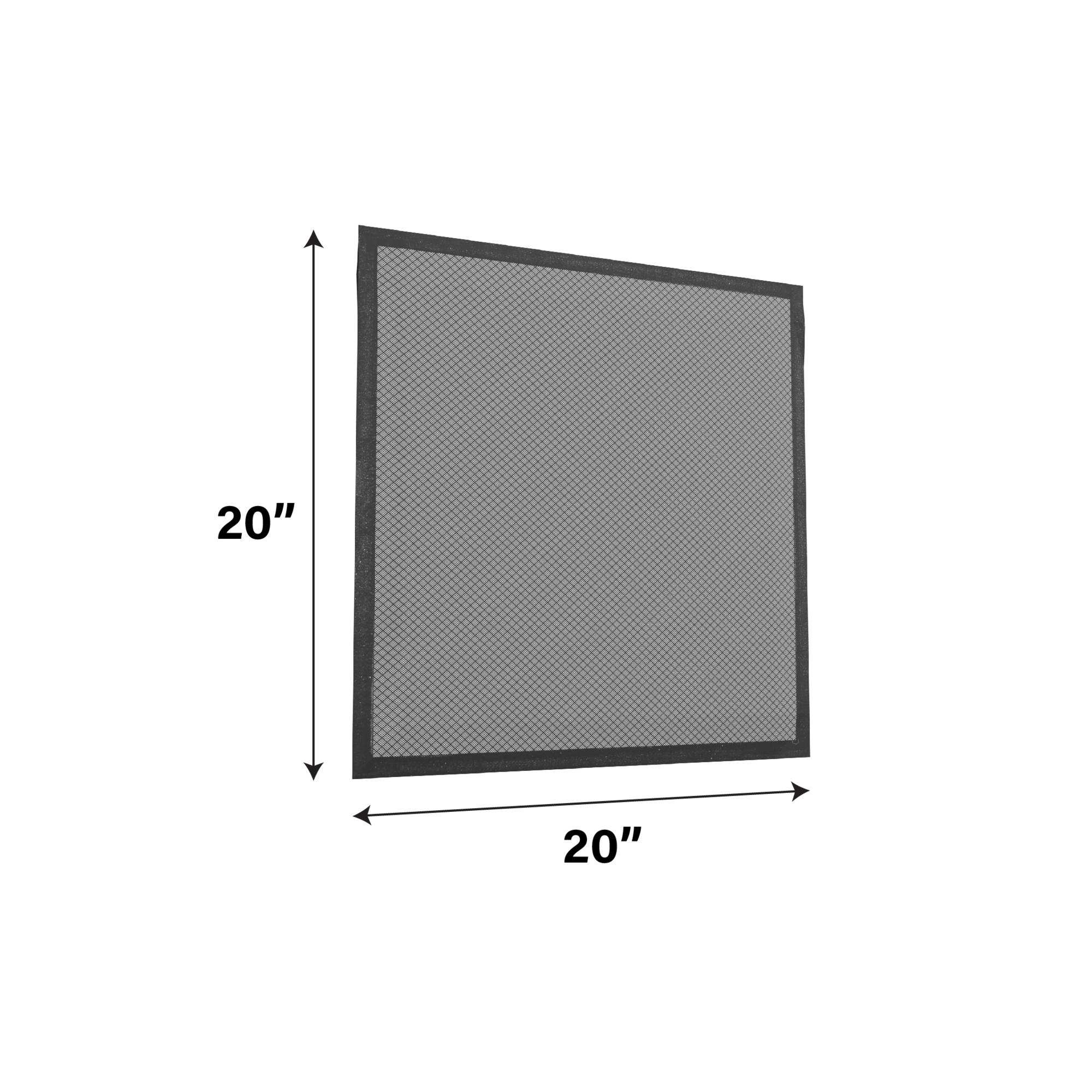 Air-Care, 20 x 20 x 1 Flexible Washable AC Filter, Width 20 in, Height ...