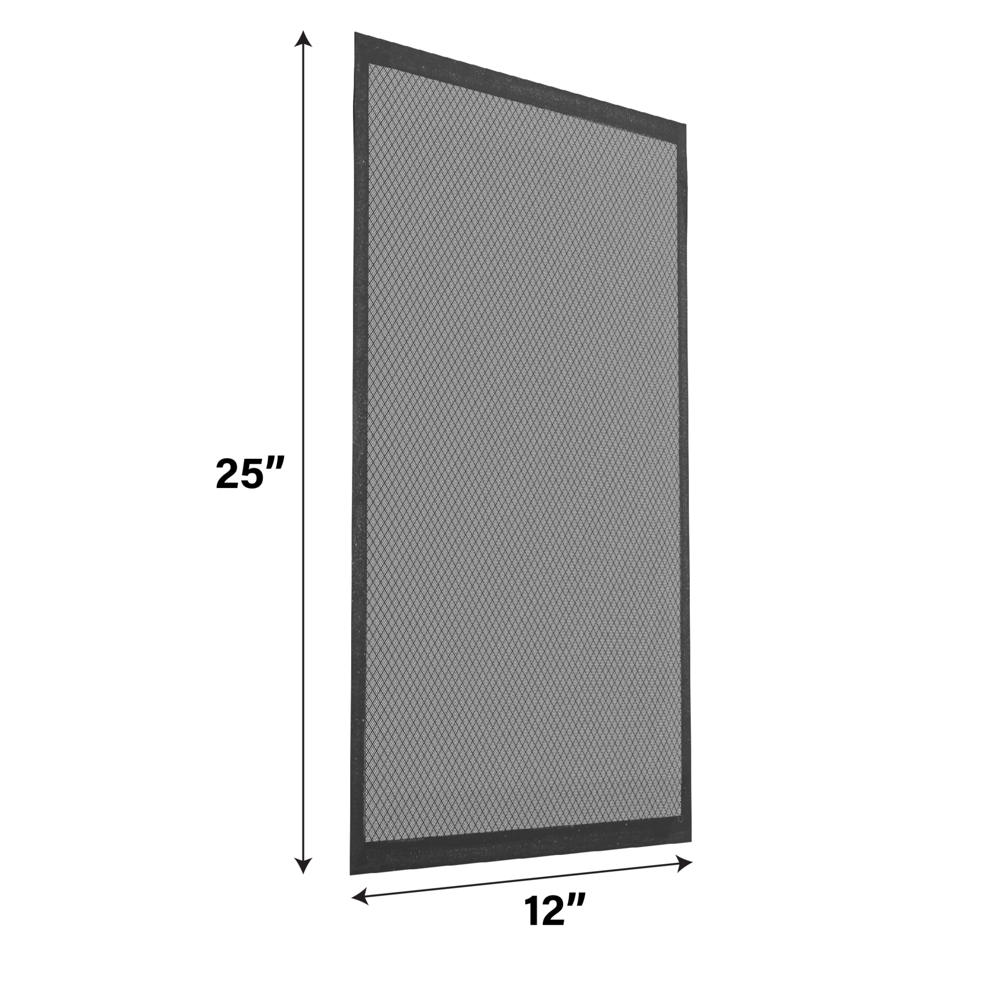 Air-Care, 12 x 25 x 1 Flexible Washable AC Filter, Width 12 in, Height ...