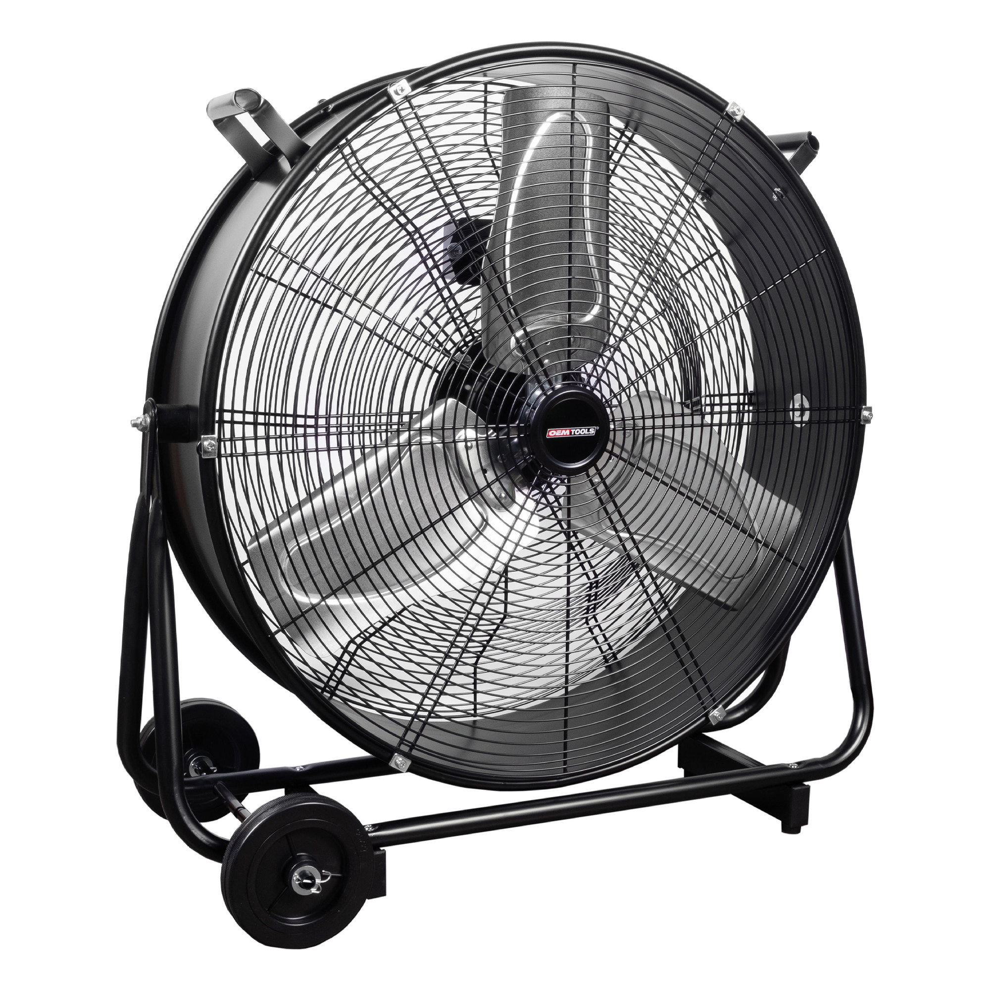 OEMTOOLS, Indoor Tilt Barrel Fan, Fan Diameter 24 in, Air Delivery 8000 ...