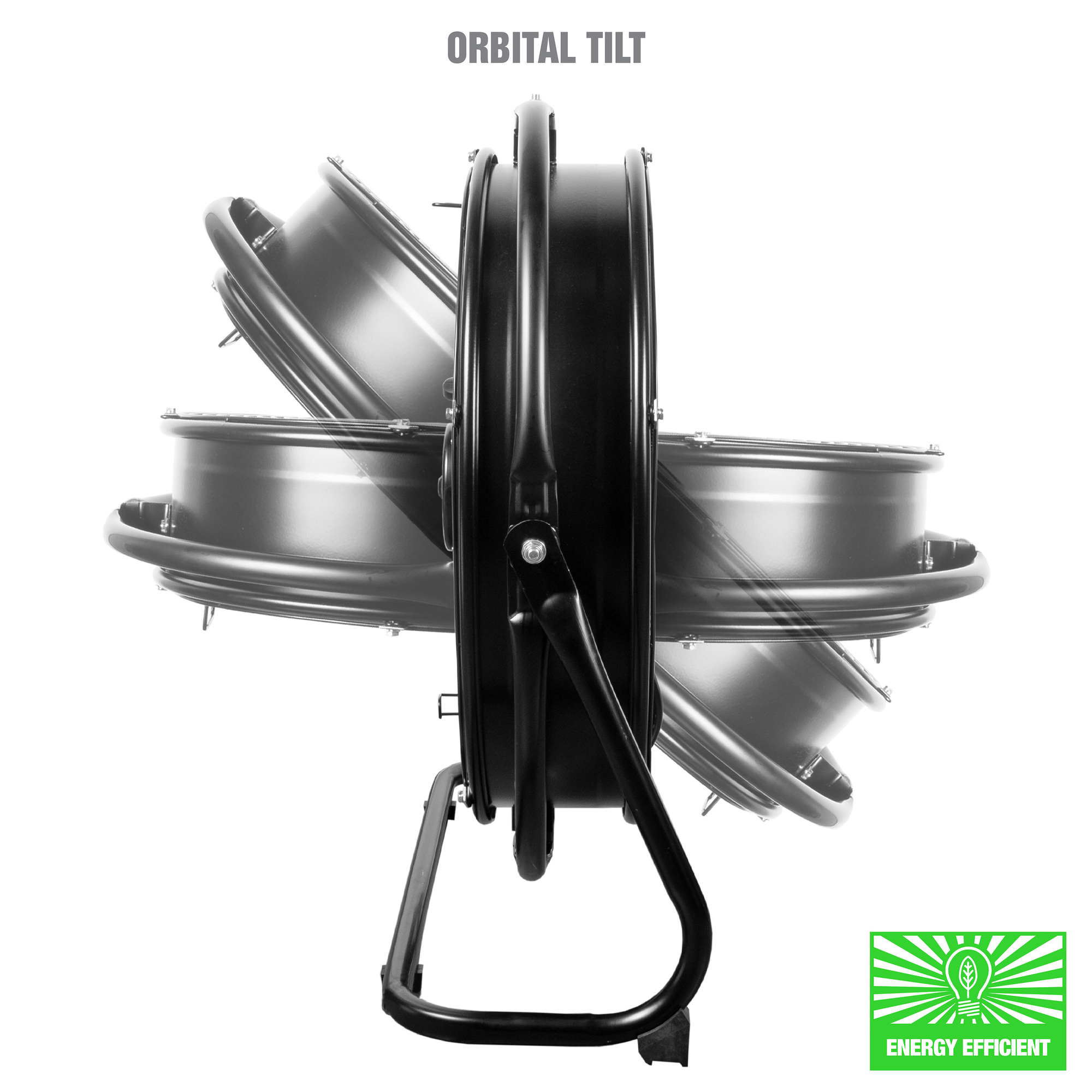 OEMTOOLS, Orbital Floor/Wall Mount Fan, Fan Diameter 20 in, Air ...