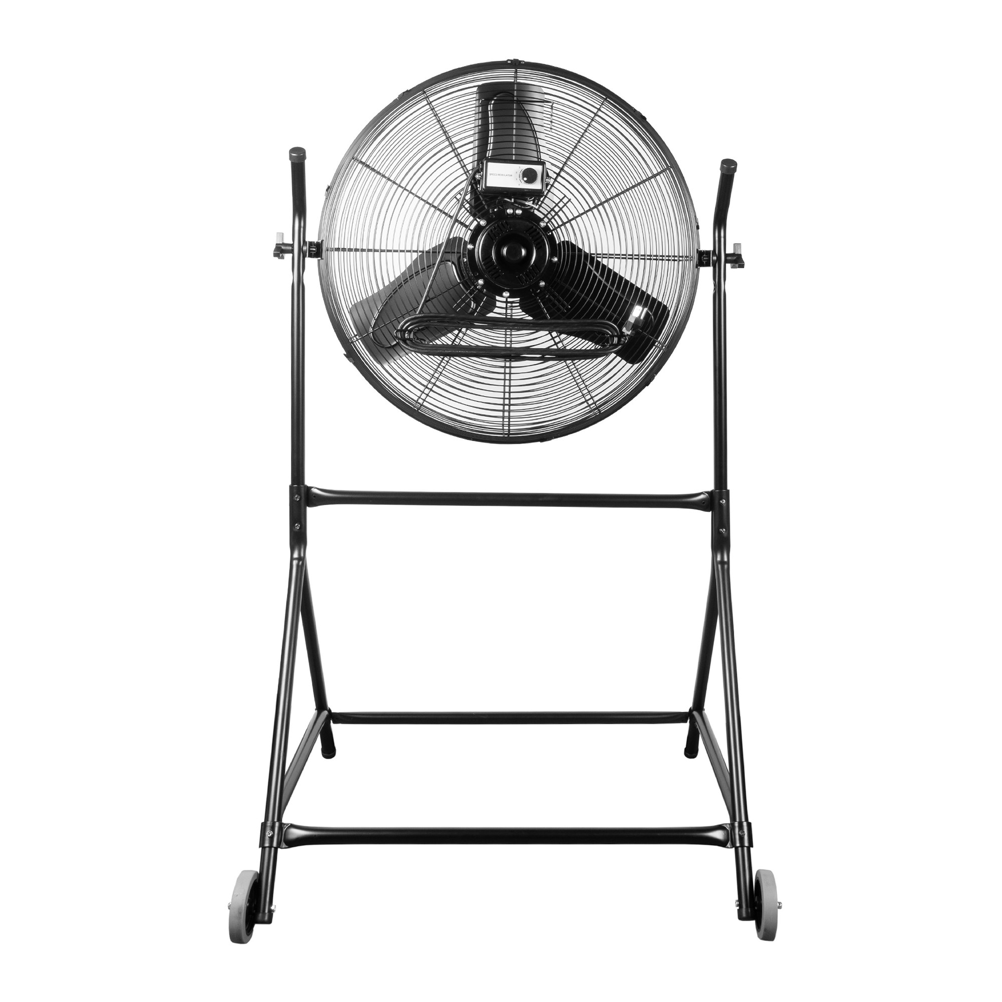 OEMTOOLS, Rolling Tilt Fan, Fan Diameter 24 in, Air Delivery 8600 cfm ...