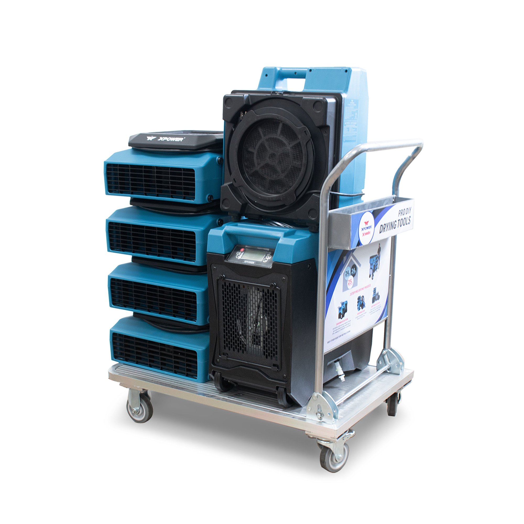 XPOWER, XTREMEDRY Mojave DIY Commercial Drying System, Volts 115 Amps 6 ...