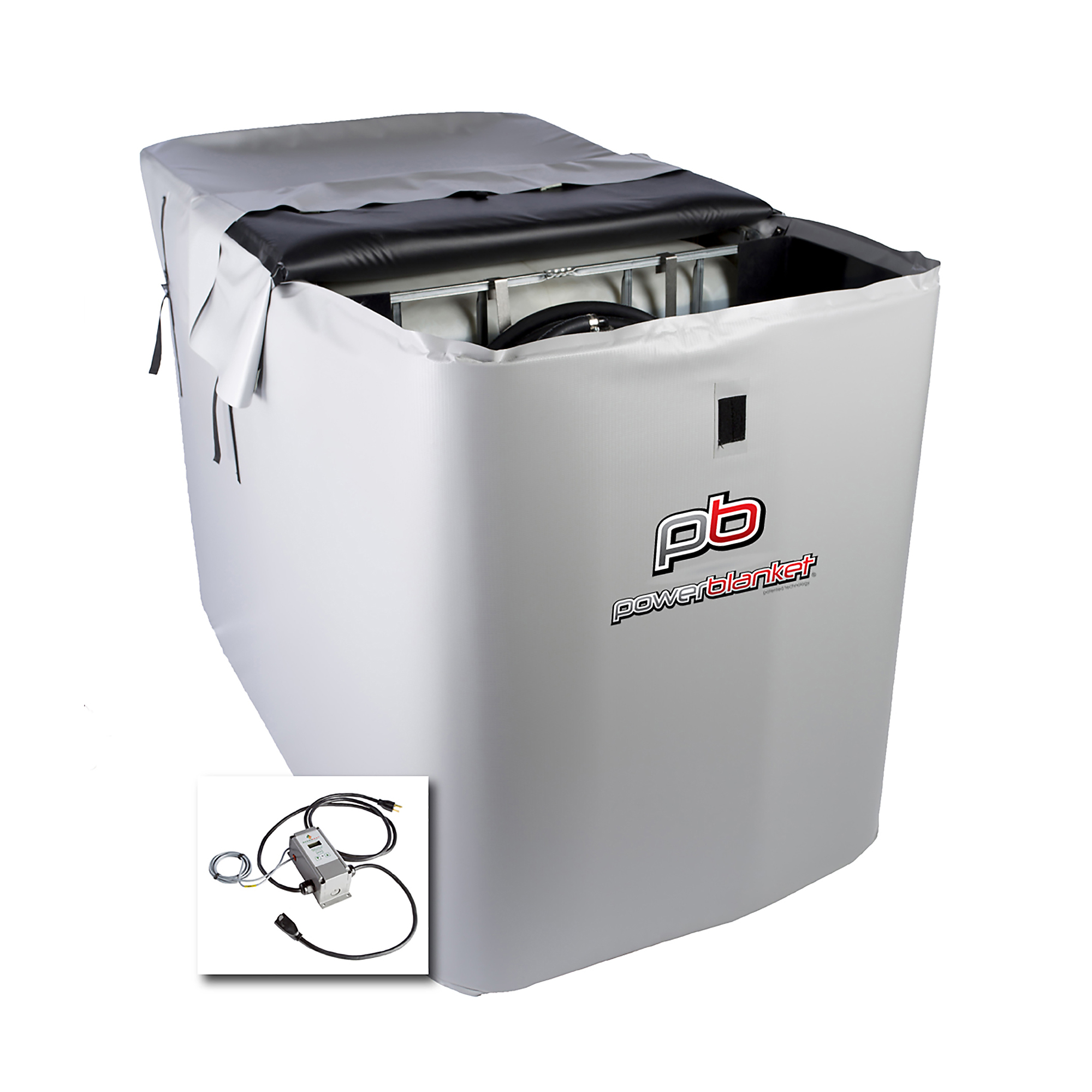 Powerblanket, 275-Gal DEF IBC Tote Heater, Gray, Fixed Temp 70°F, Volts ...