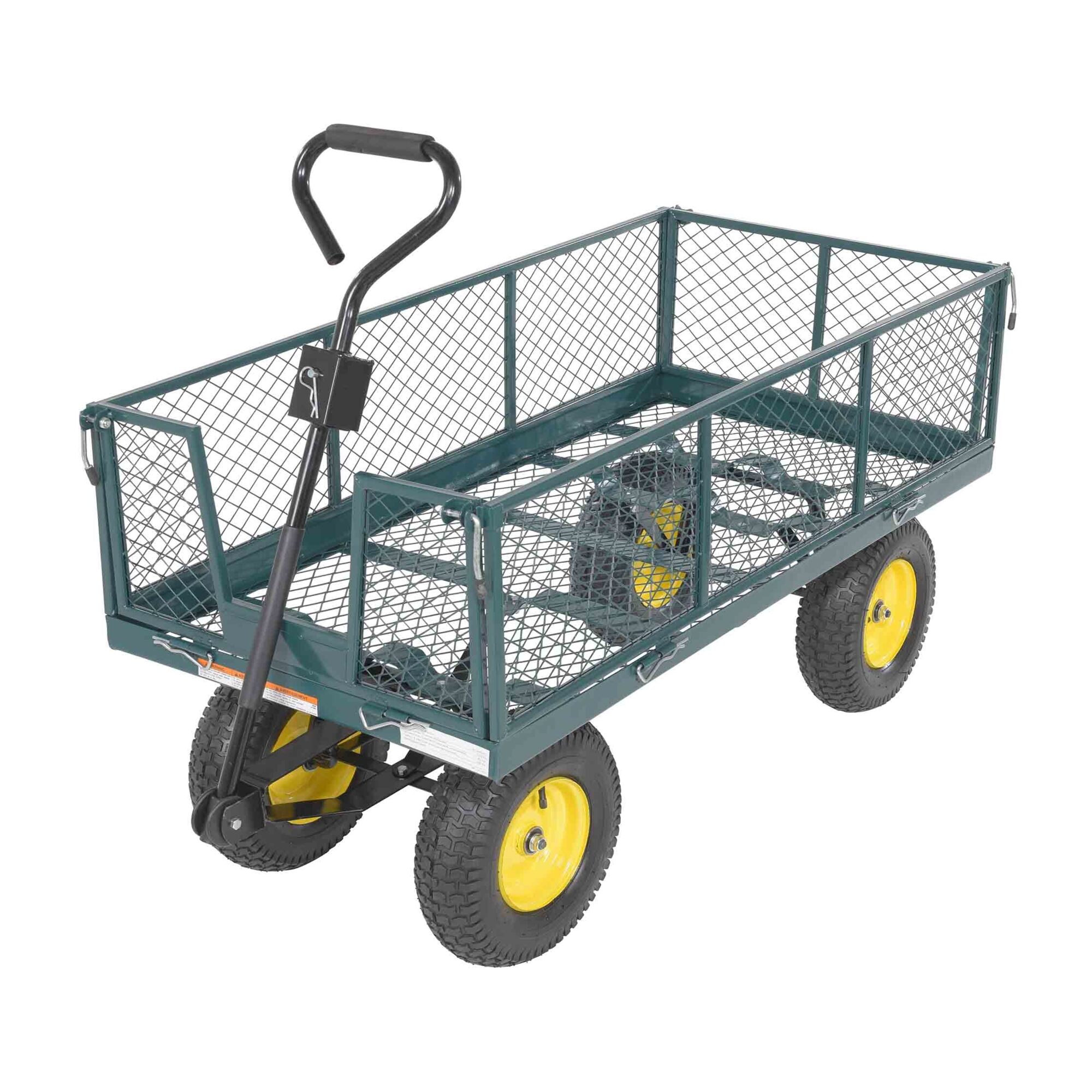 Vestil, Landscape Cart Fold Down Side, Total Capacity 1000 lb, Model ...