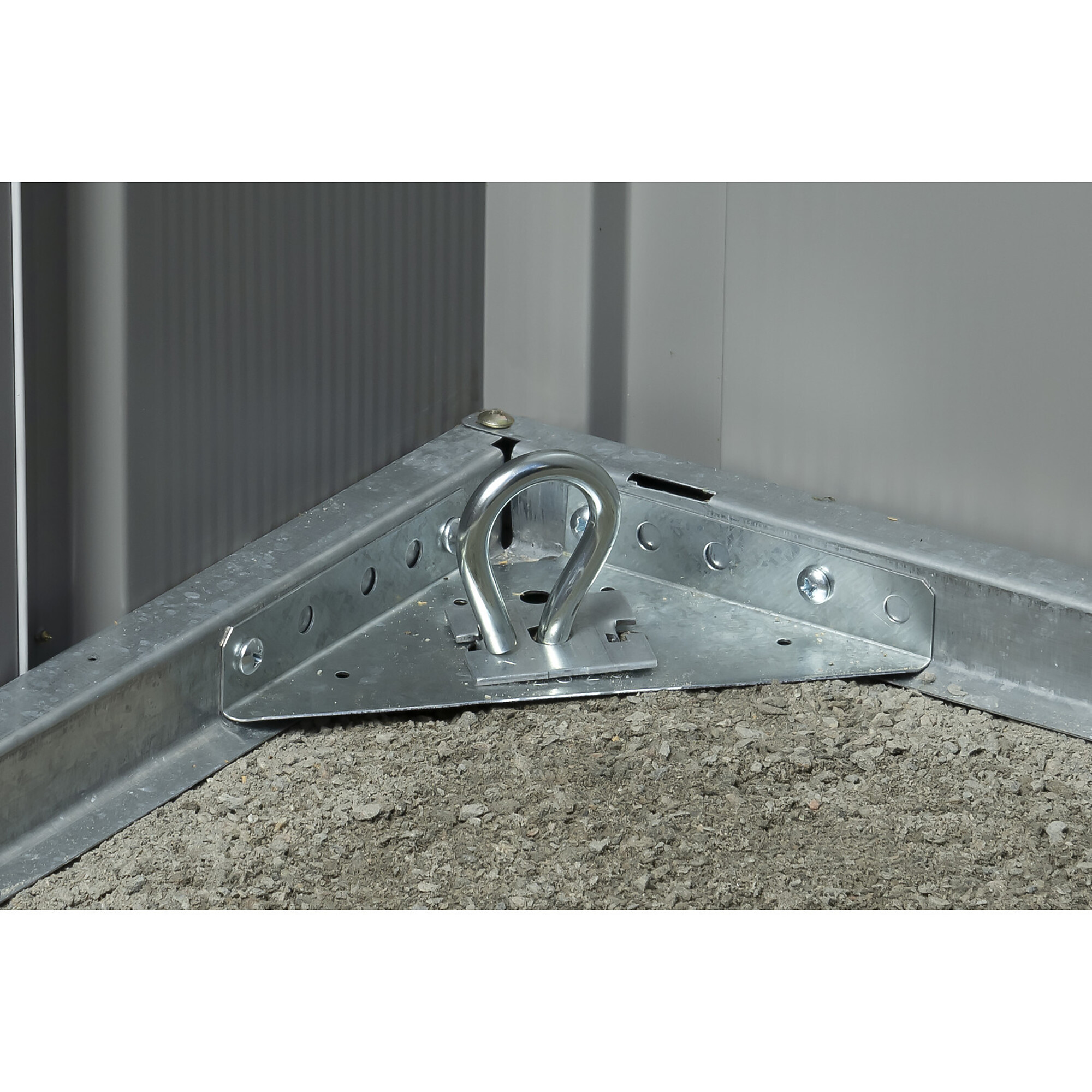 Arrow, Earth Anchor Kit-Corner Bracket, Length 0.125 ft, Width 0.125 ft ...