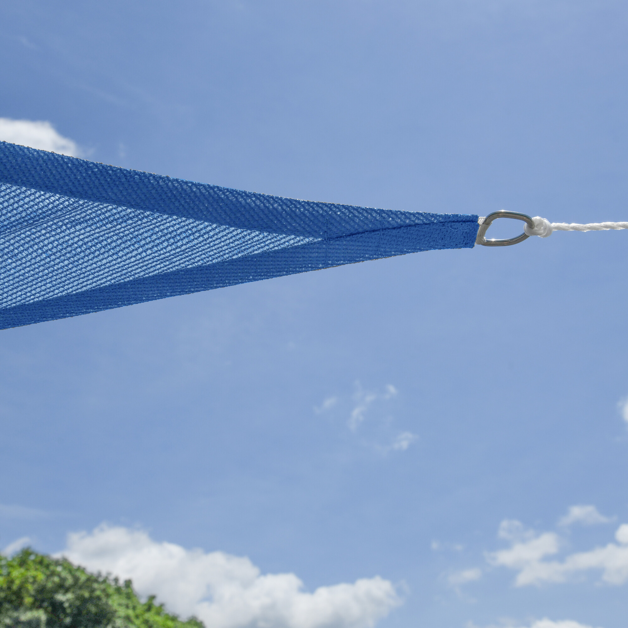 ShelterLogic, 16ft. square Blue Shade Sail, Color Blue, Model# 25628 ...