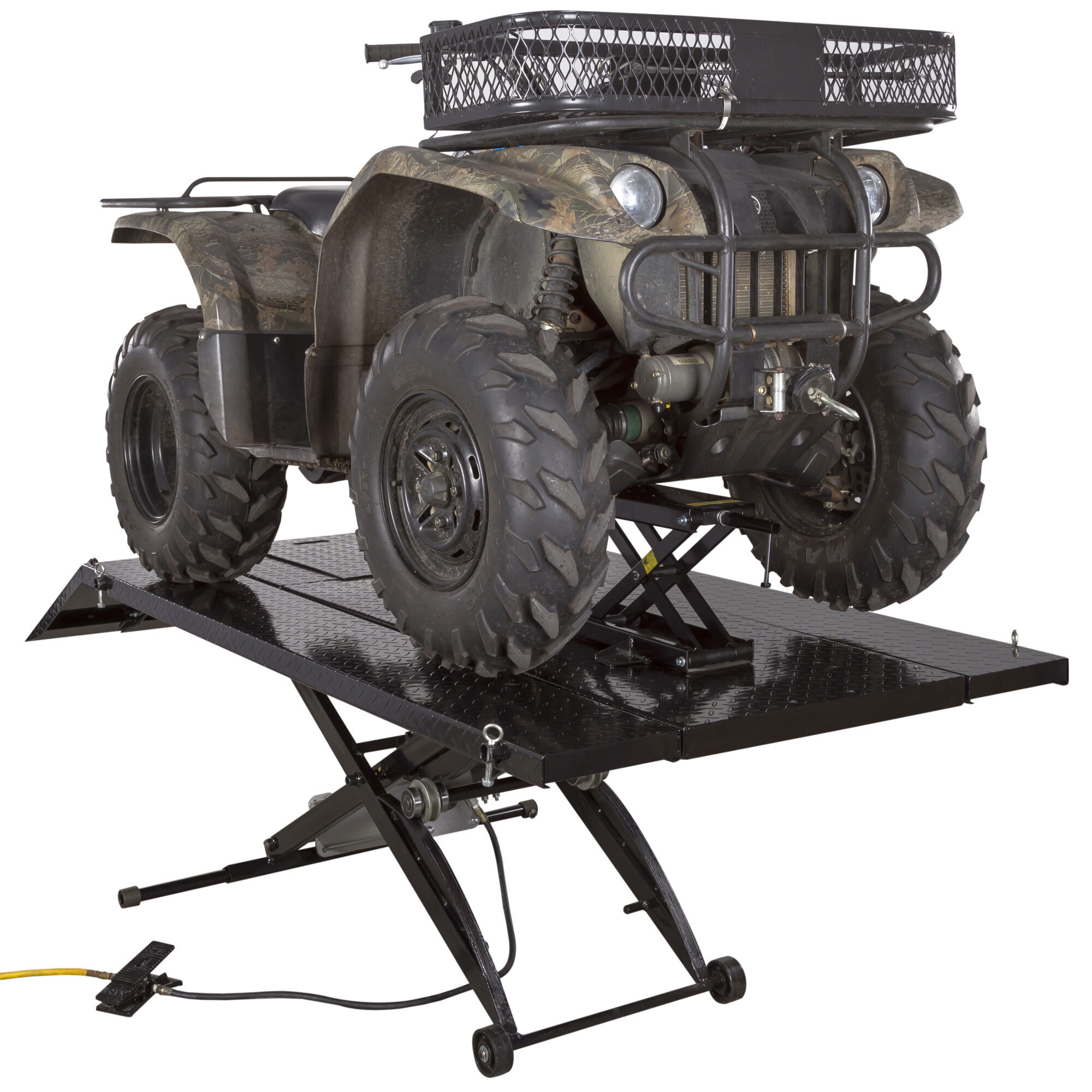 Black Widow, Extra Wide Pneumatic ATV Lift Table - 1000 lbs., Capacity ...