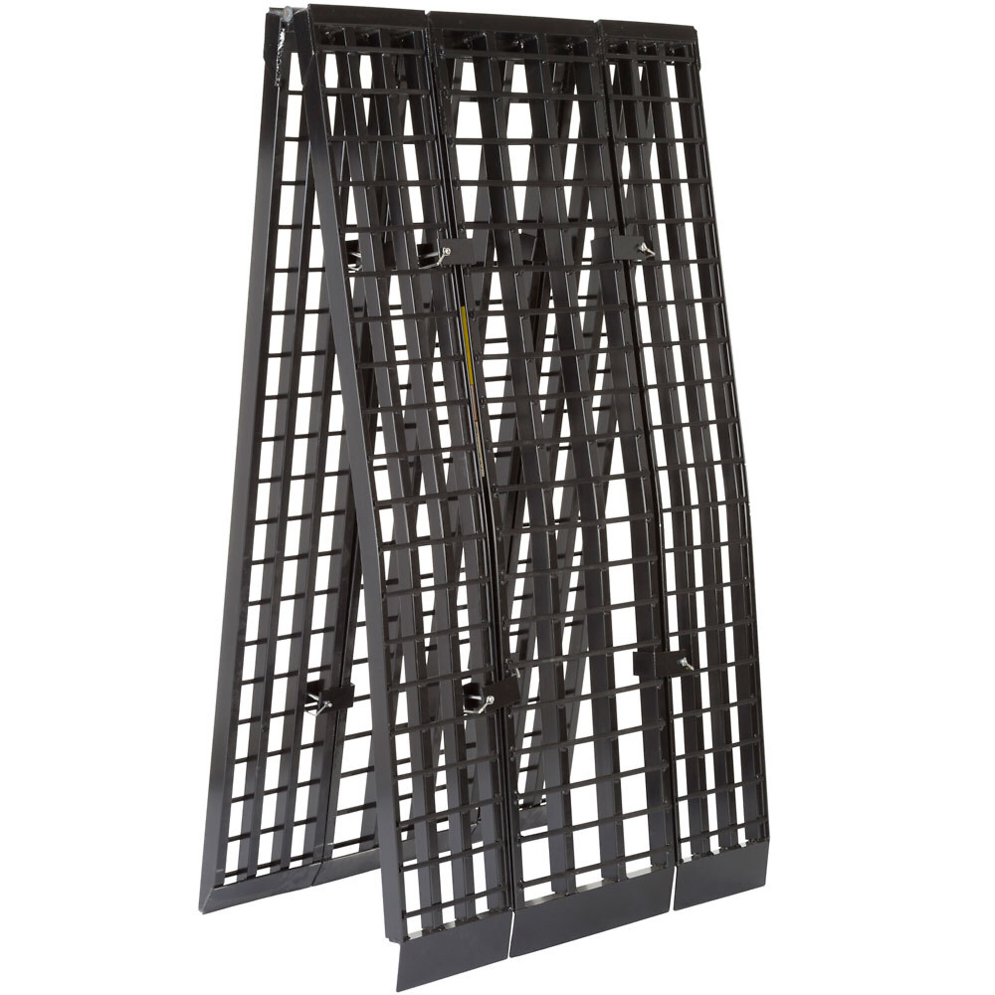 Black Widow, 12ft. ong Alum. HD Folding Arched Motorcycle Ramp, Max ...