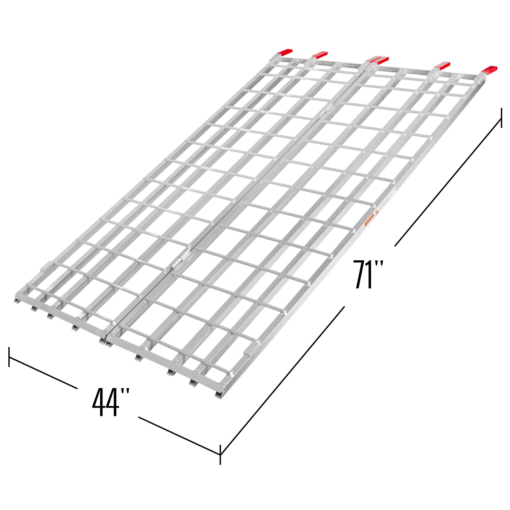 Black Widow, Alum. Bi-Fold ATV Ramp, Max. Ramp Length 71 in, Surface ...