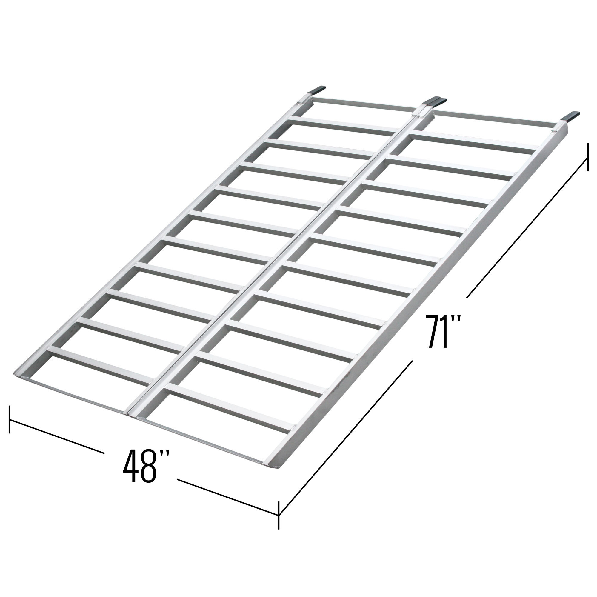 Black Widow, Alum. Extra-Wide Bi-Fold ATV Ramp, Material Aluminum ...