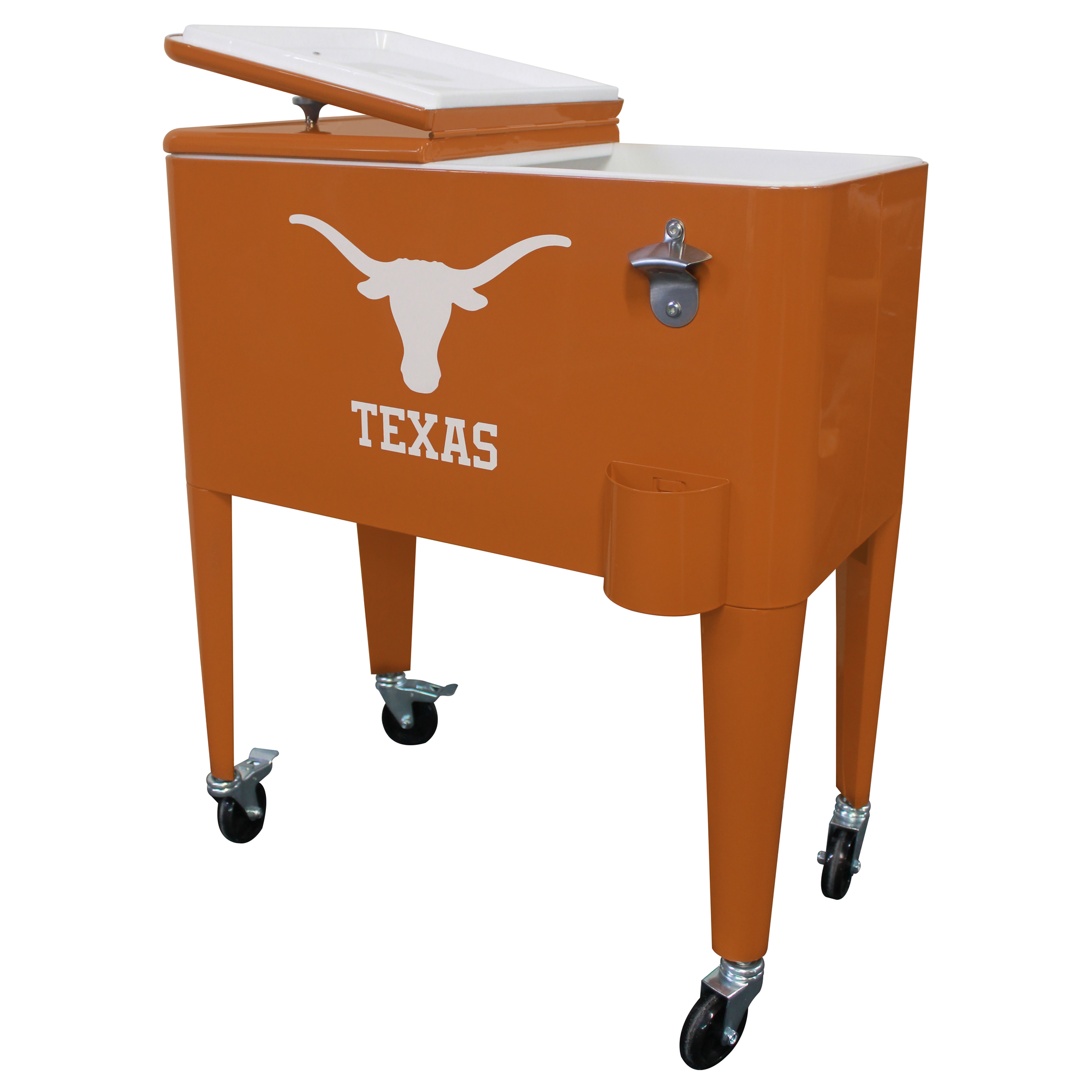 Leigh Country, Texas Longhorn 60qt. Rolling Cooler, Capacity 15 Gal ...