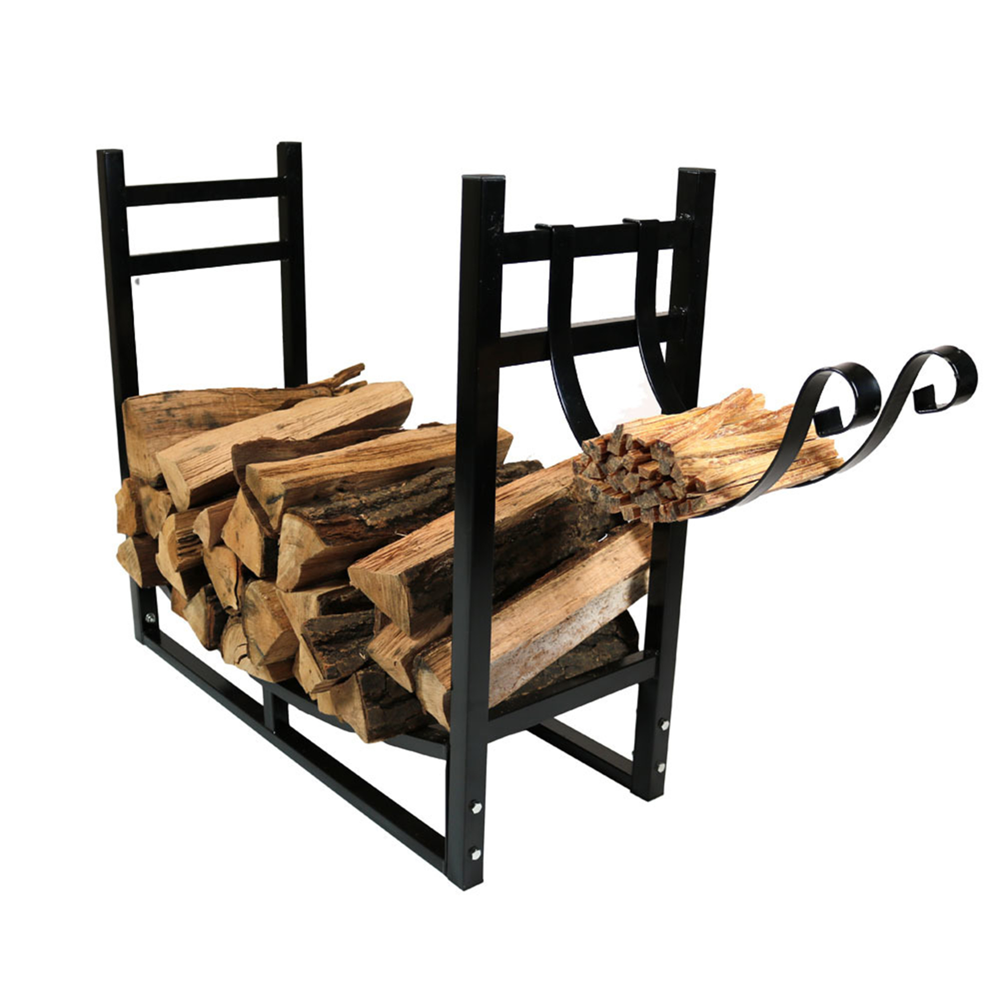 Sunnydaze Decor, Firewood Log Rack, Length 2 ft, Material Steel, Model ...