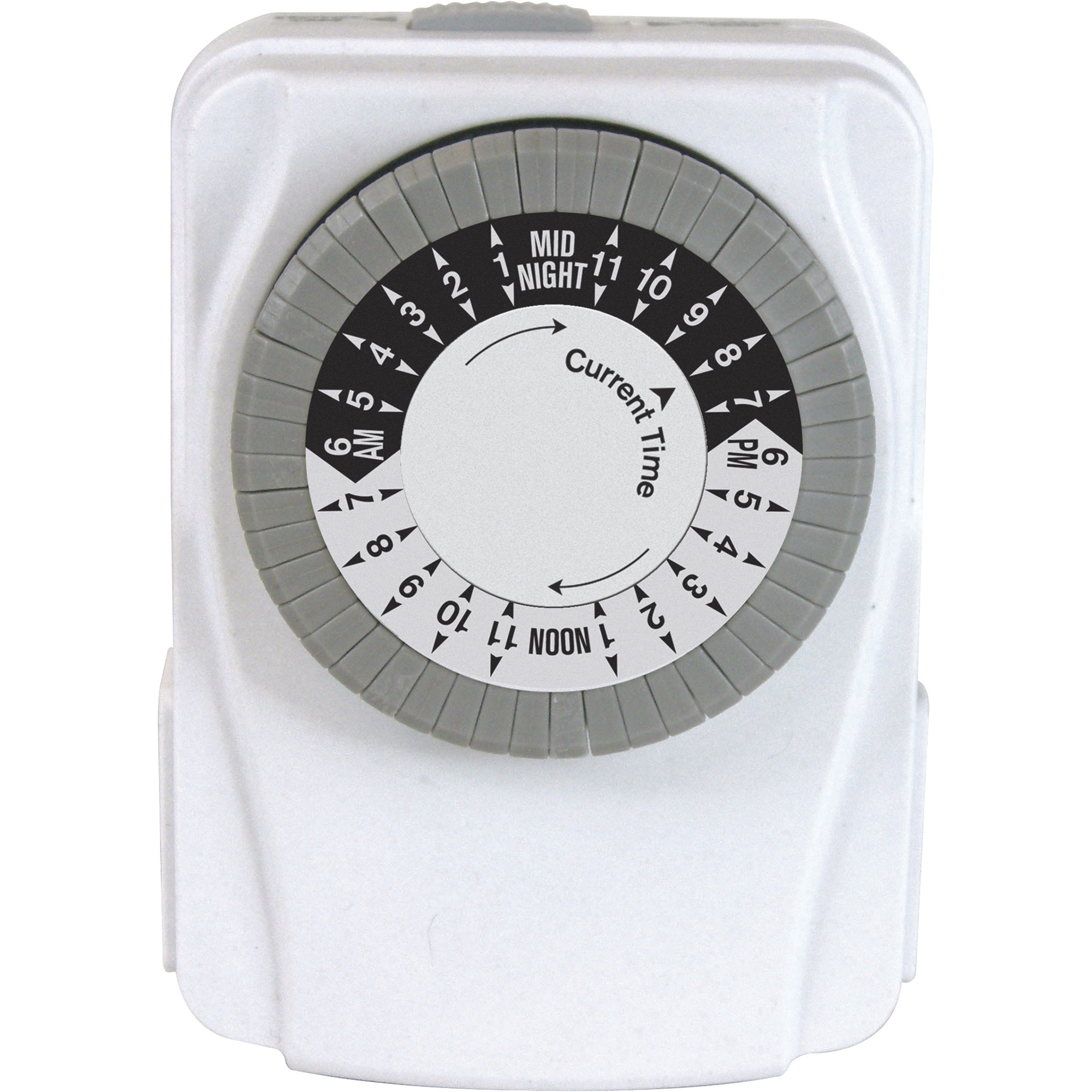 Prime Wire & Cable 24-Hour Push-Pin Timer, Two Outlets, Model# TNI2423 ...