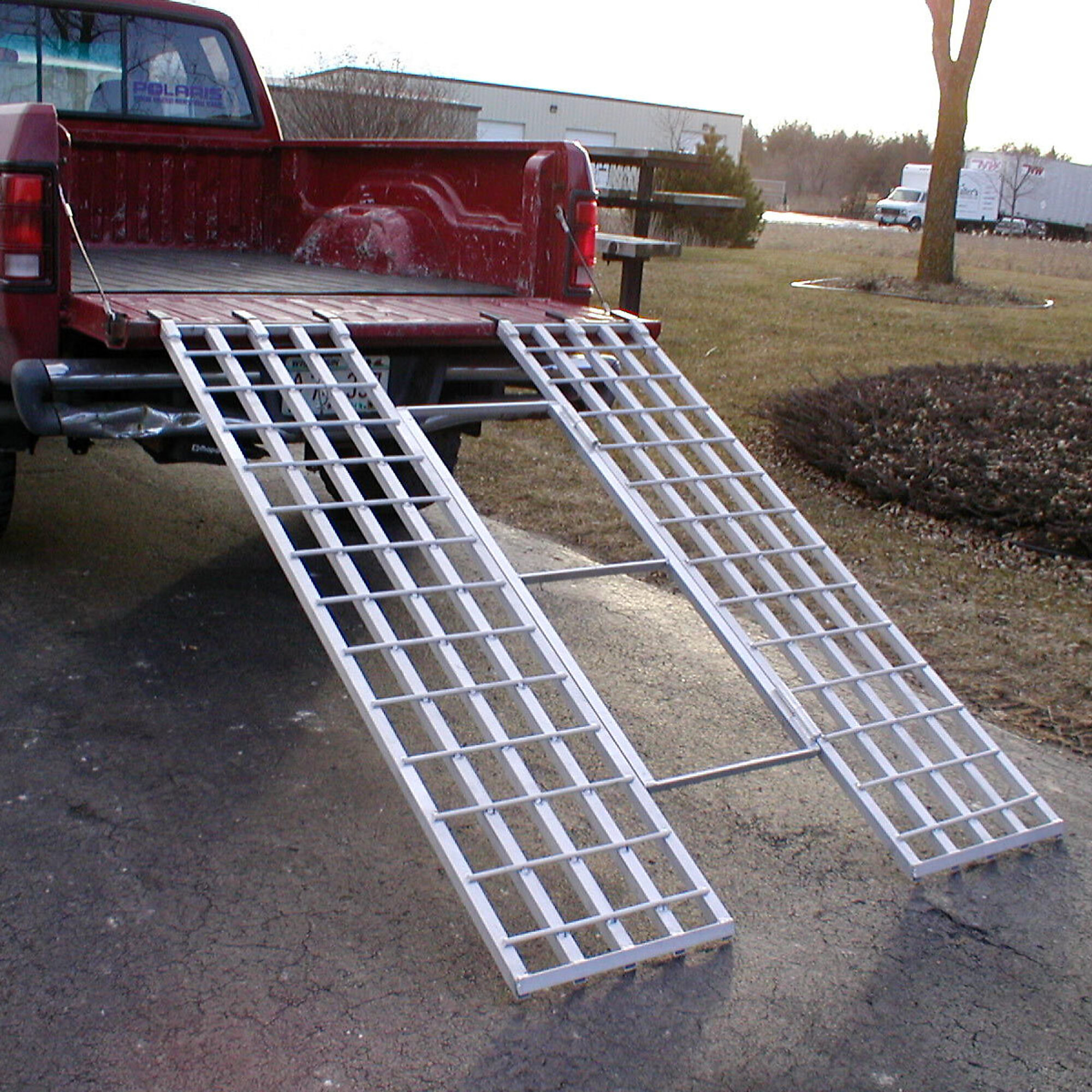 Black Widow, Alum. Extra-Wide Tri-Fold ATV Ramp, Material Aluminum ...