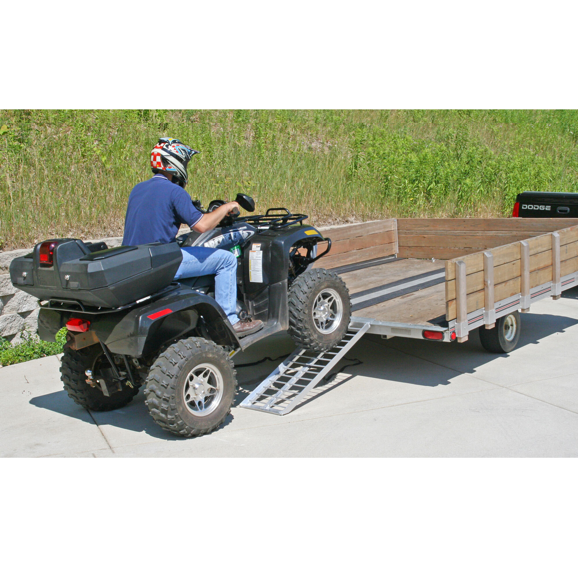 Black Widow, Alum. Straight Dual ATV Trailer Ramps - 4ft. Long, Max ...