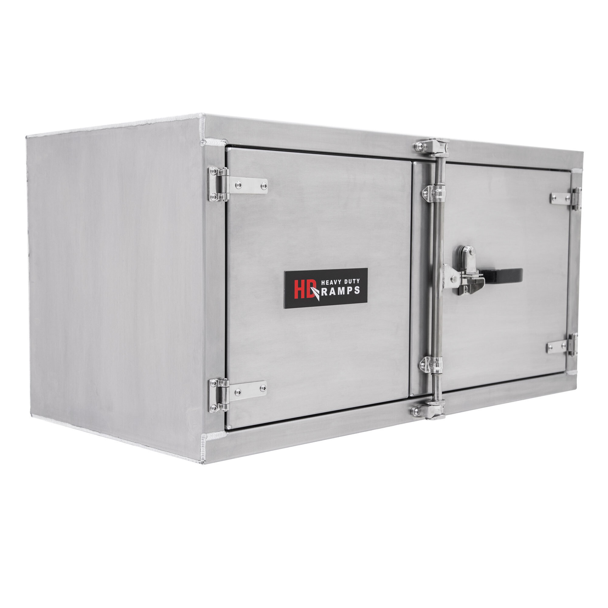 Heavy Duty Ramps, 48in. Lockable Underbody Trailer Toolbox, Aluminum ...