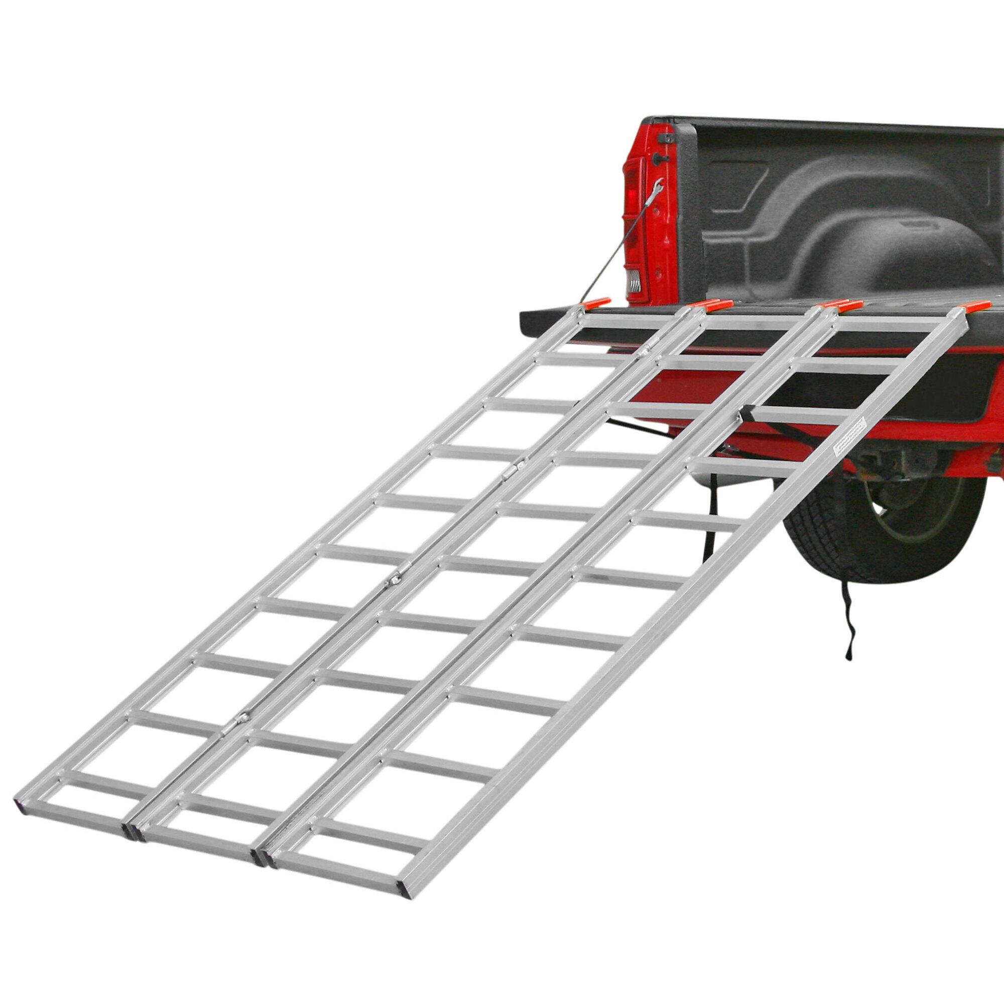 Black Widow, Alum. Tri-Fold ATV Ramp, Max. Ramp Length 80 in, Surface ...
