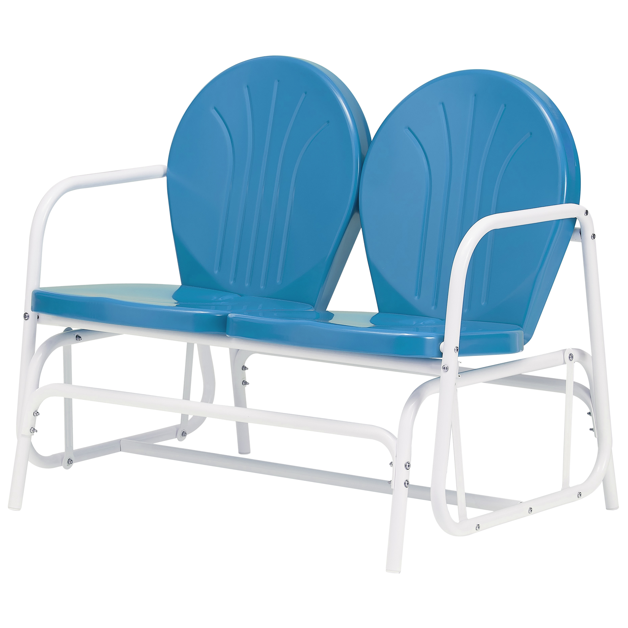 Leigh Country, Retro Double Glider Azure White, Primary Color Blue ...