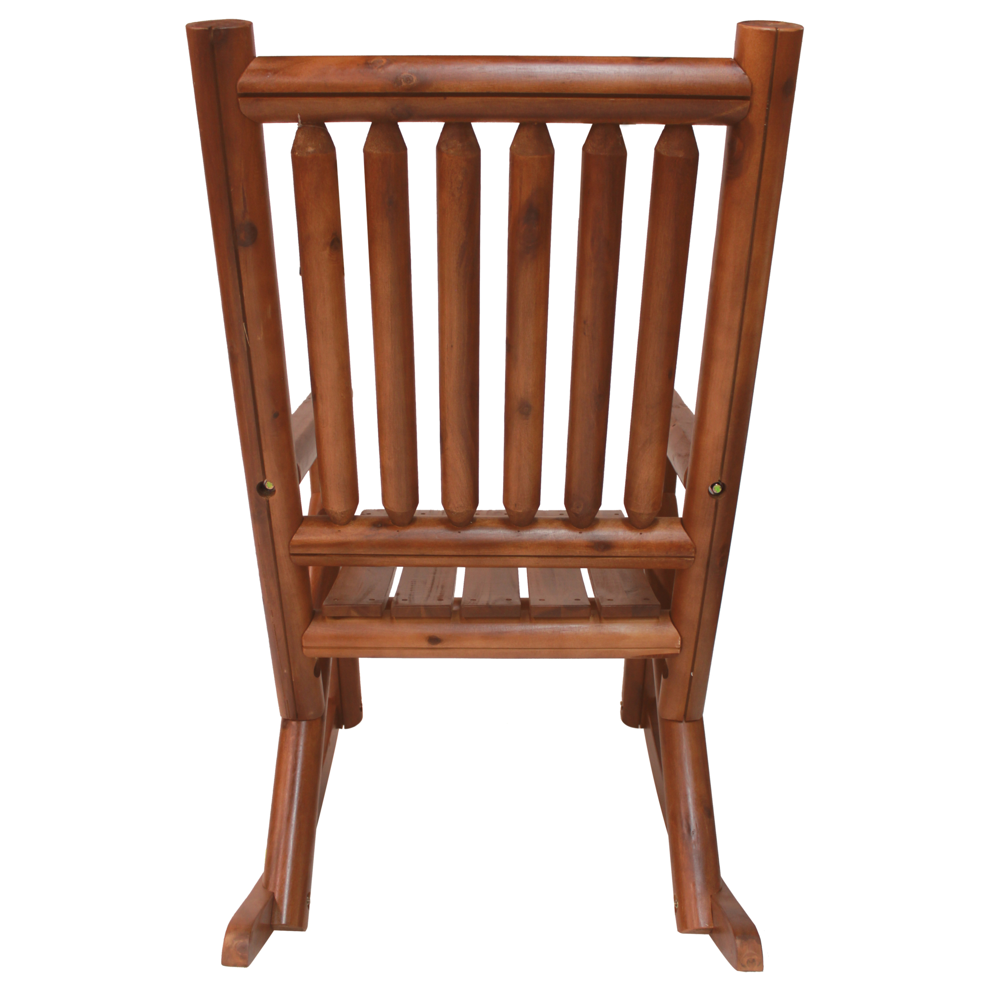Leigh Country, Amber-Log Porch Rocker, Primary Color Brown, Material ...