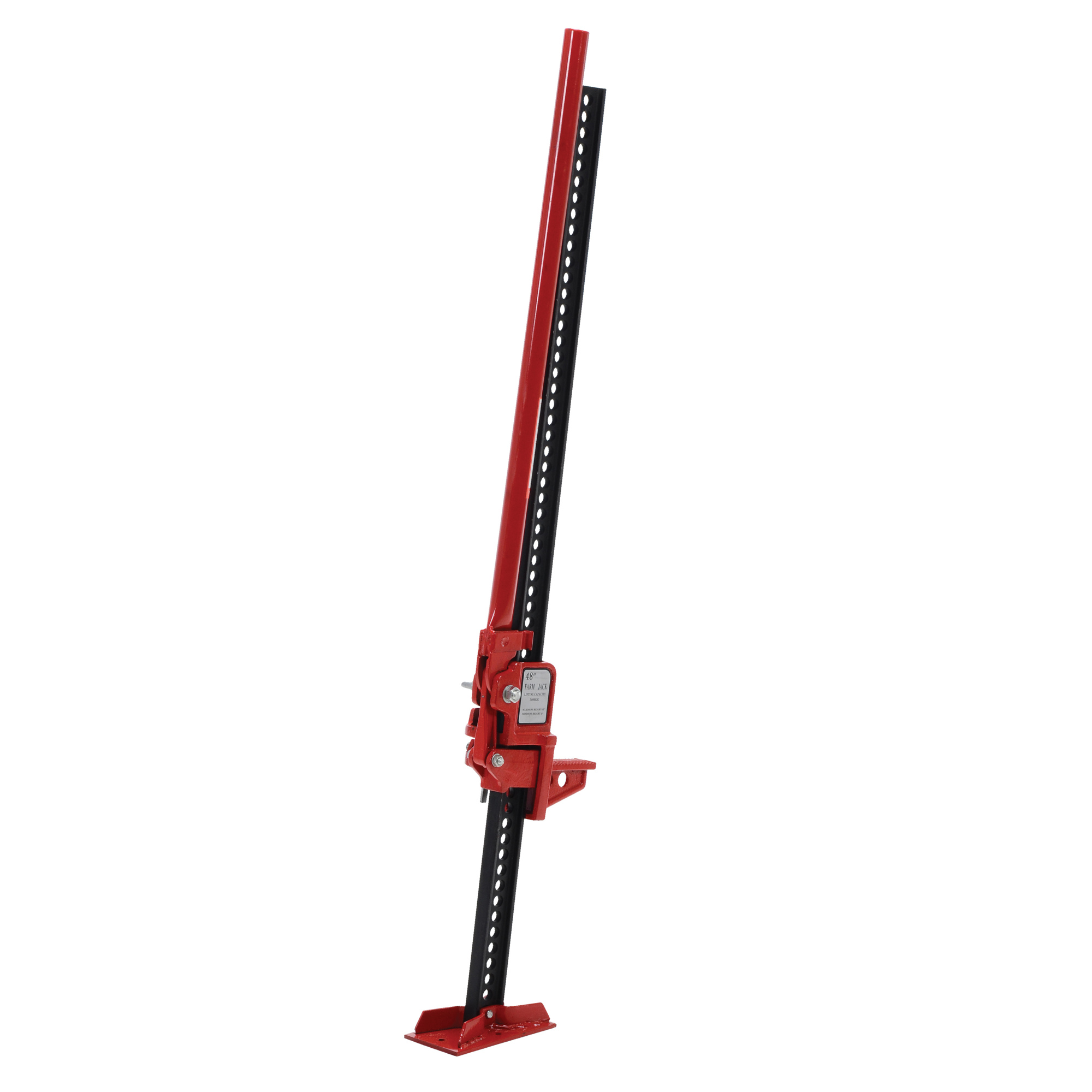Vestil, 42in. Ratchet Farm Jack 7000, Static Capacity 6000 lb, Material ...