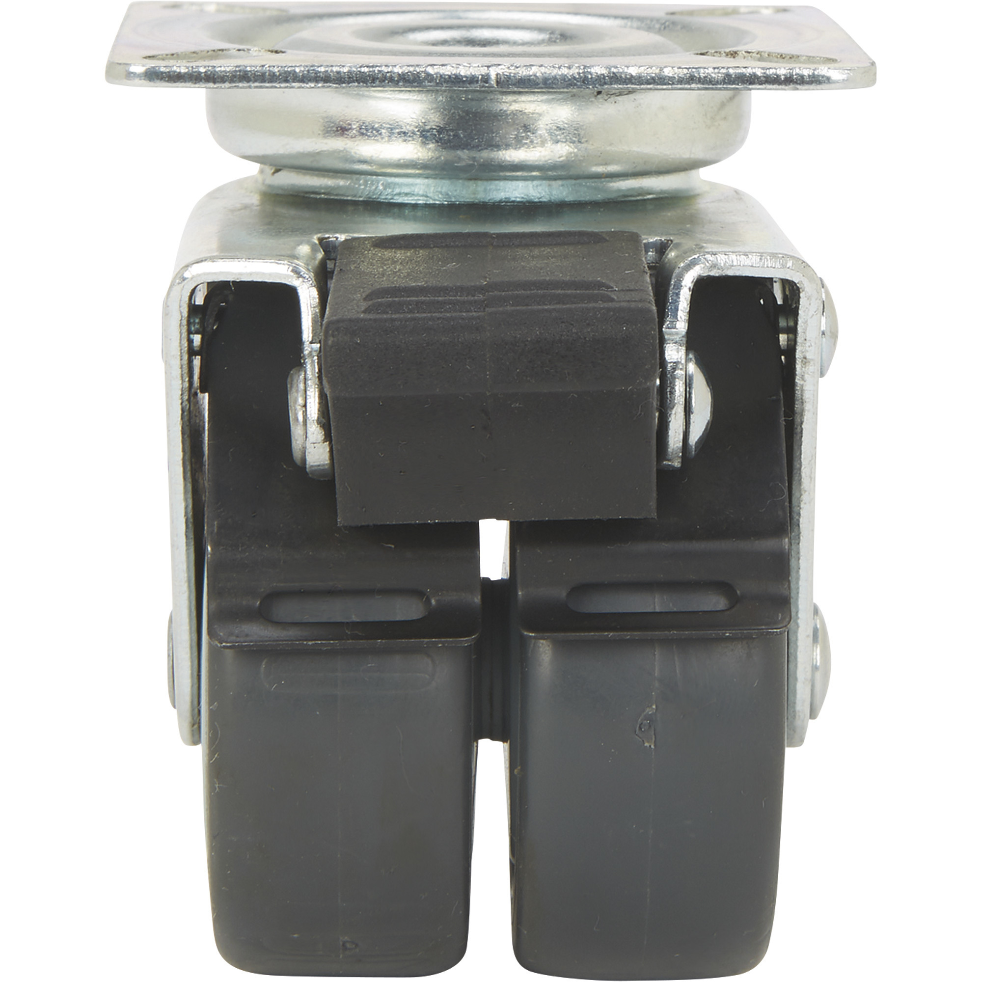 Strongway 2in. Swivel Dual-Wheel Caster with Brake, 200-Lb. Capacity ...