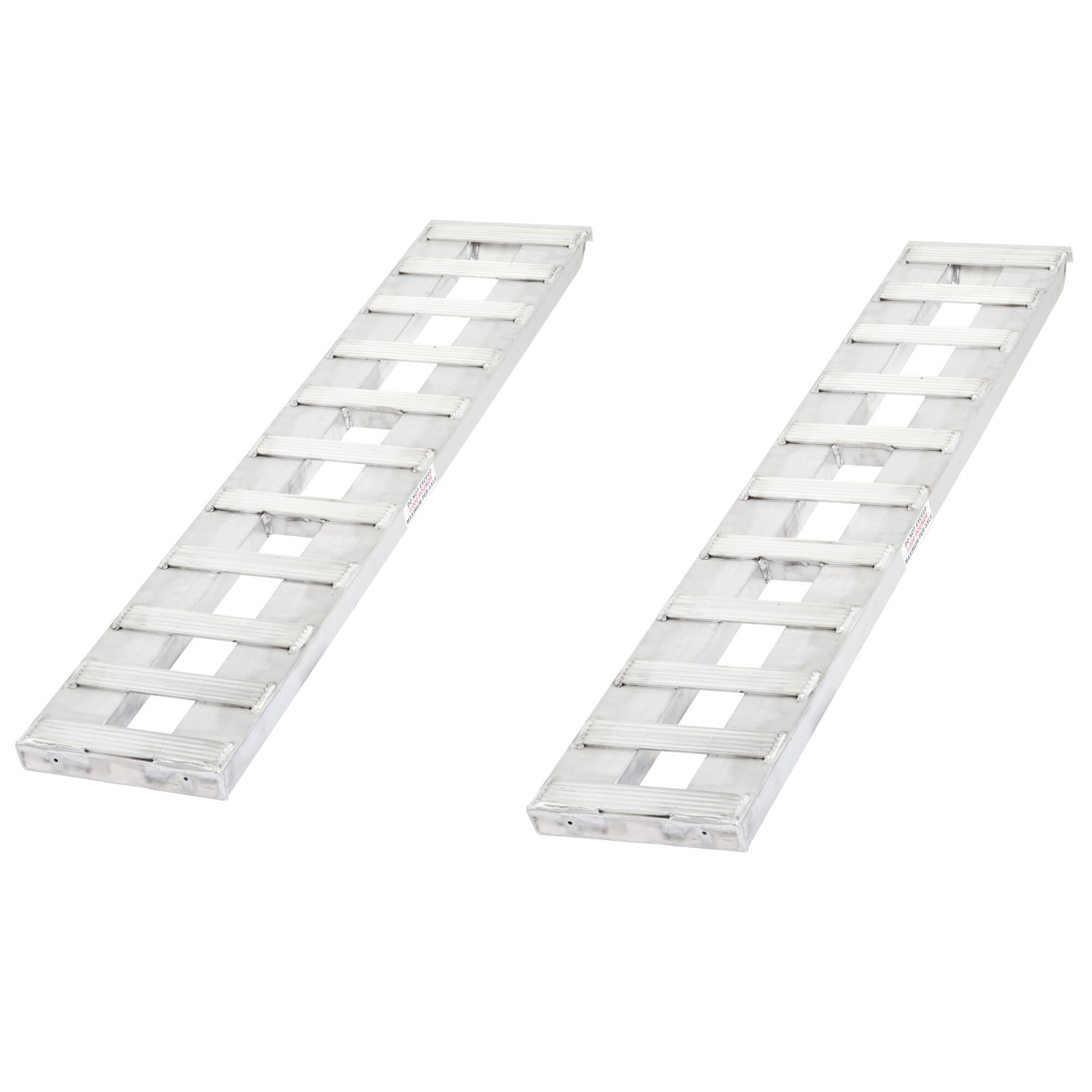 Heavy Duty Ramps 5ft. x 12in. Car Trailer Ramp, Stub Foot, Aluminum ...