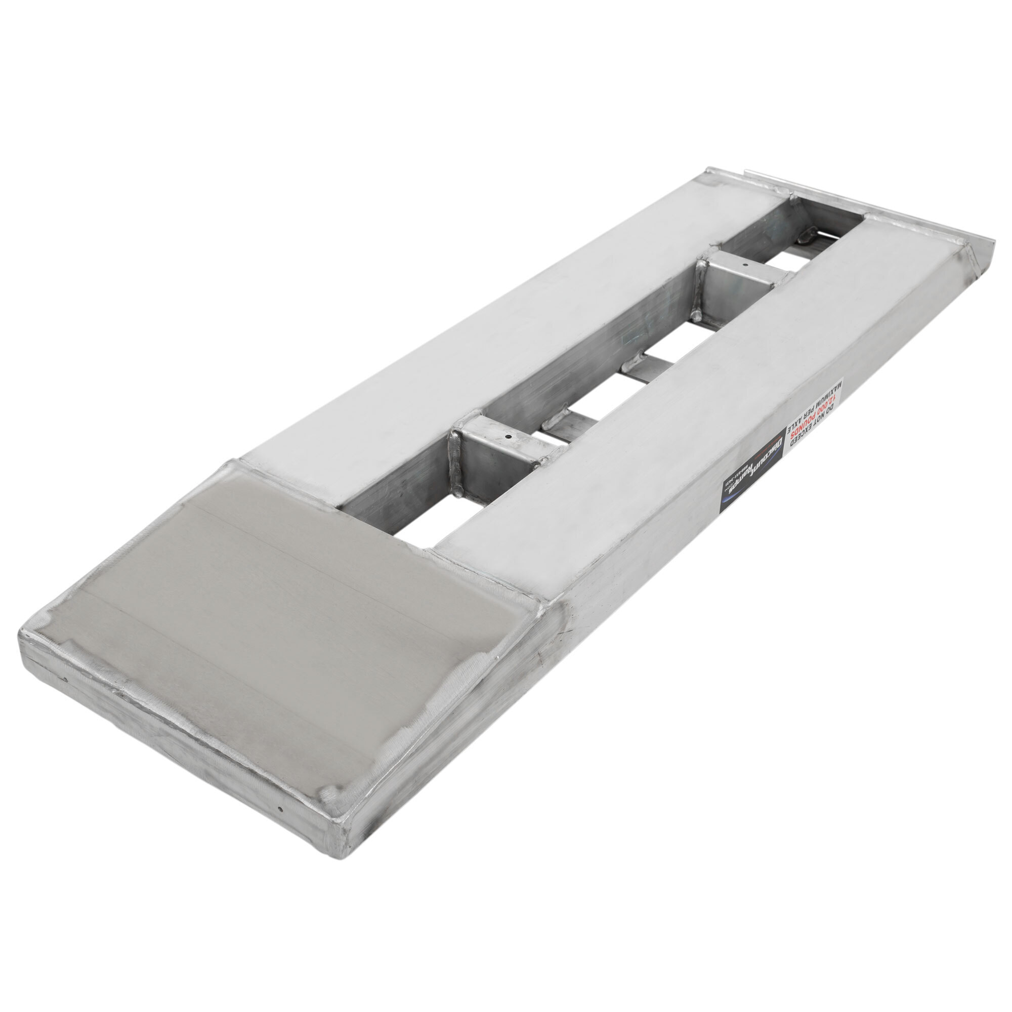 Heavy Duty Ramps 4ft. x 14in. Hook-End Equipment Ramp, Aluminum, 12 ...