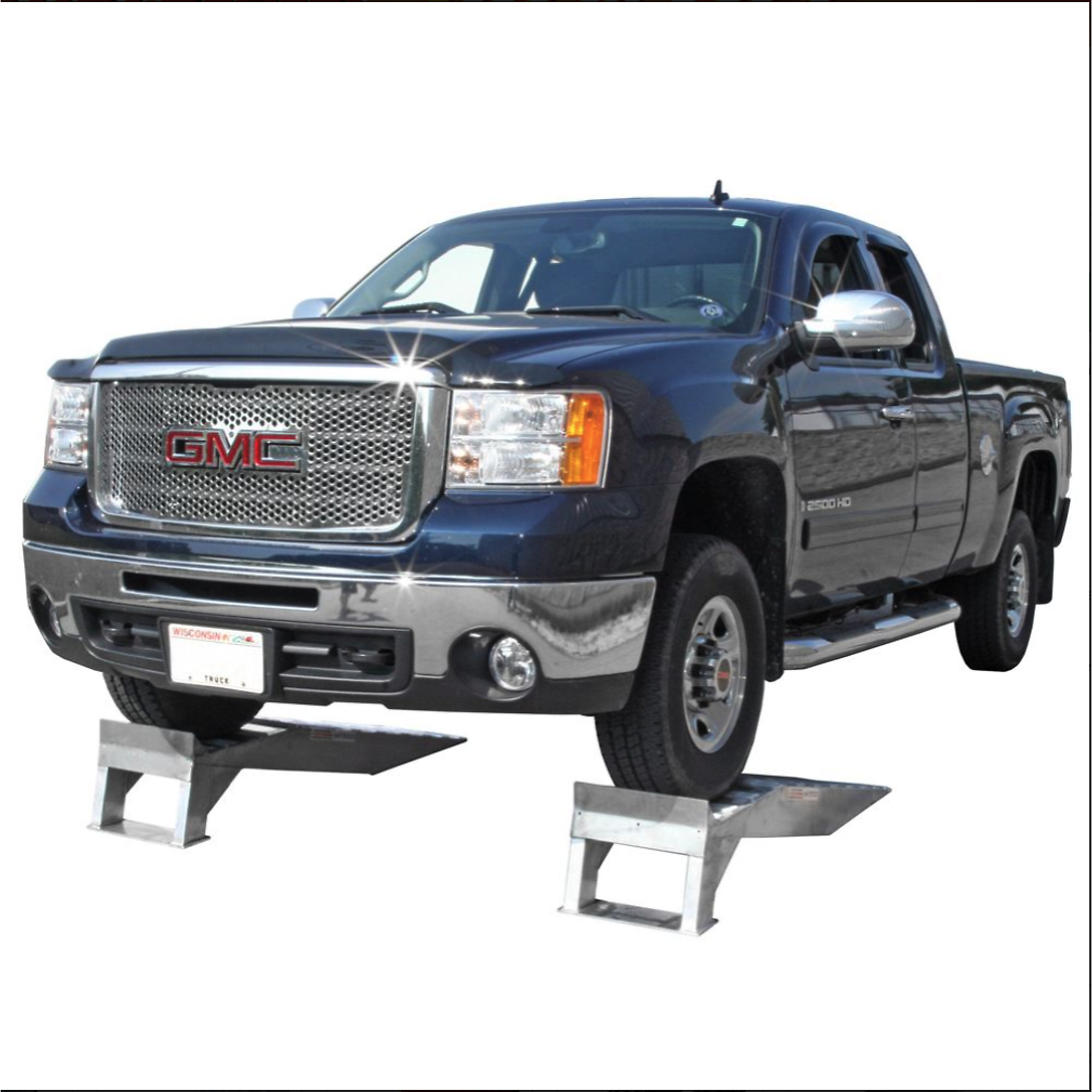 Heavy Duty Ramps Truck Service Ramp, Aluminum, 7000lb. Capacity, Model ...