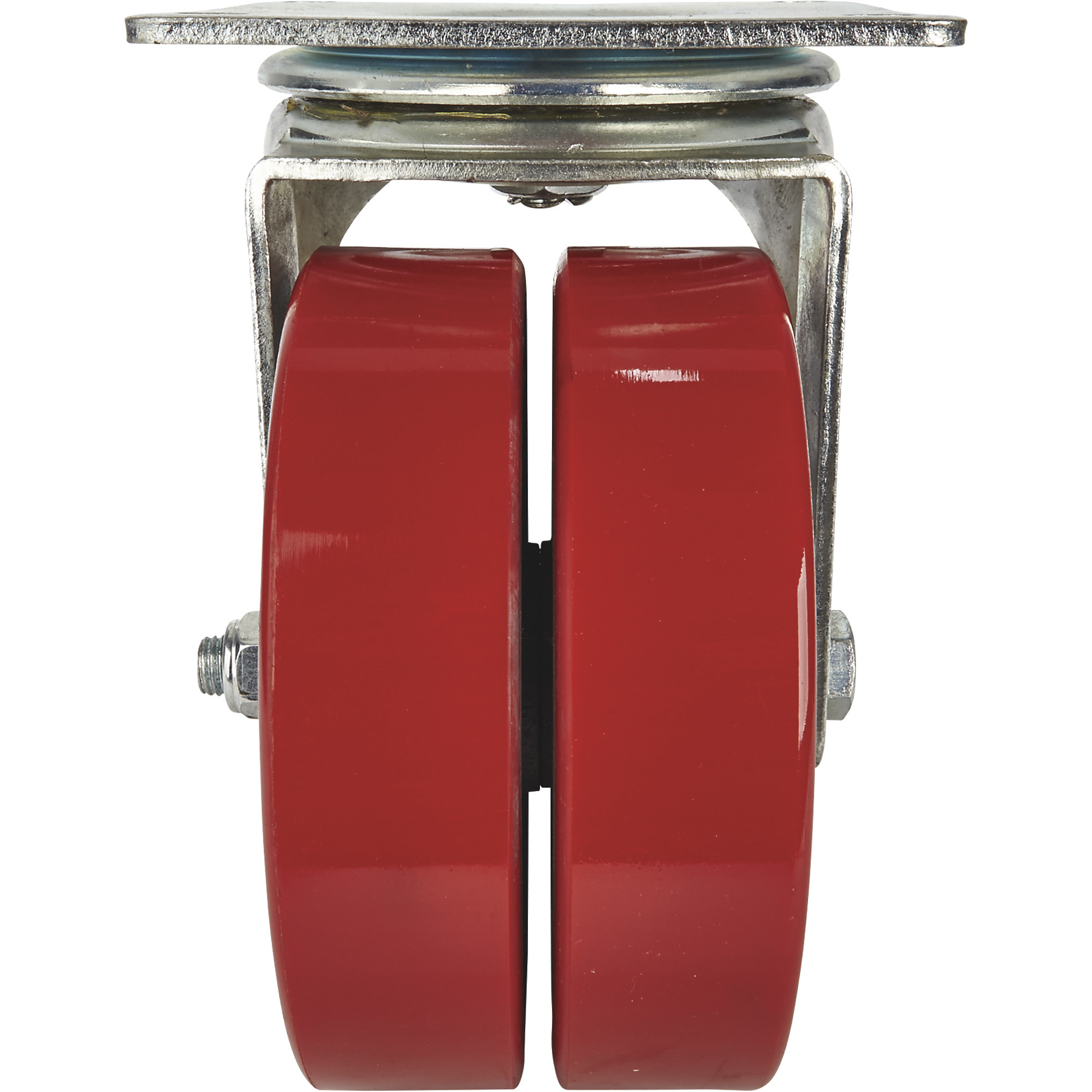 Strongway 8in. Swivel Heavy-Duty Dual-Wheel Caster, 2600-Lb. Capacity ...