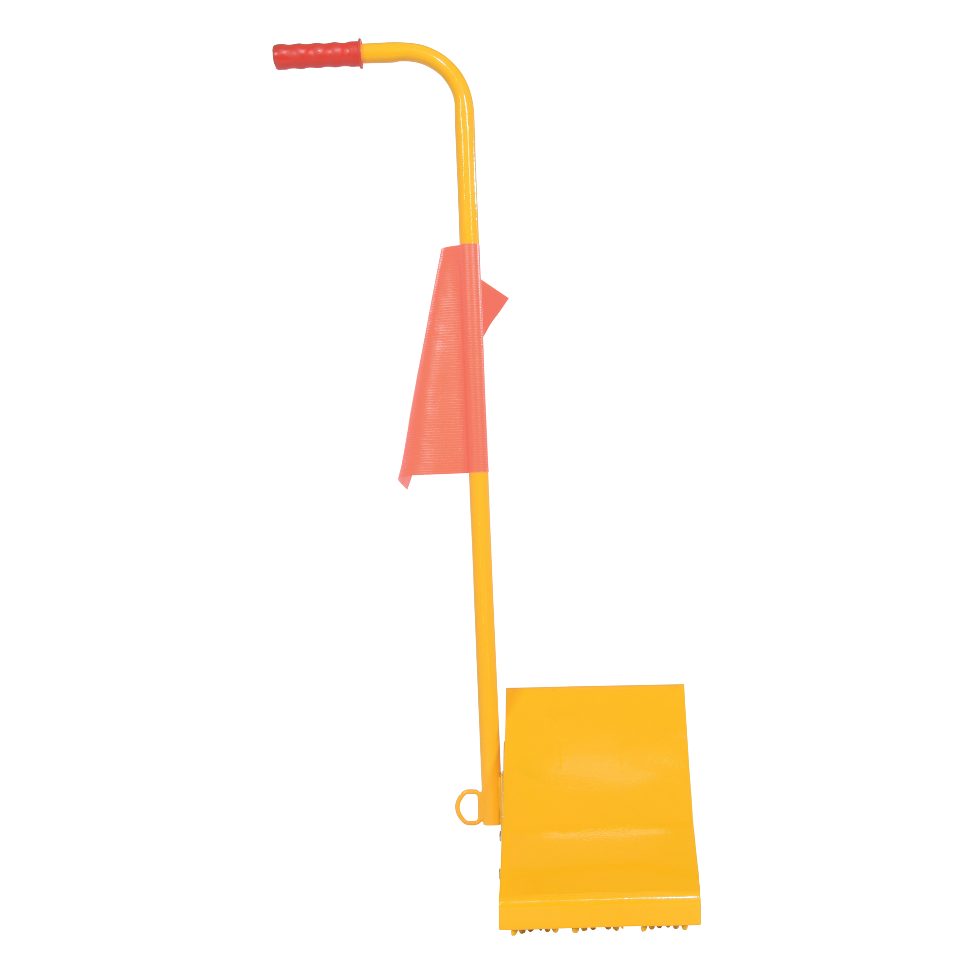 Vestil Steel Wheel Chock with Ergonomic Handle and Flag - 8in. Working ...