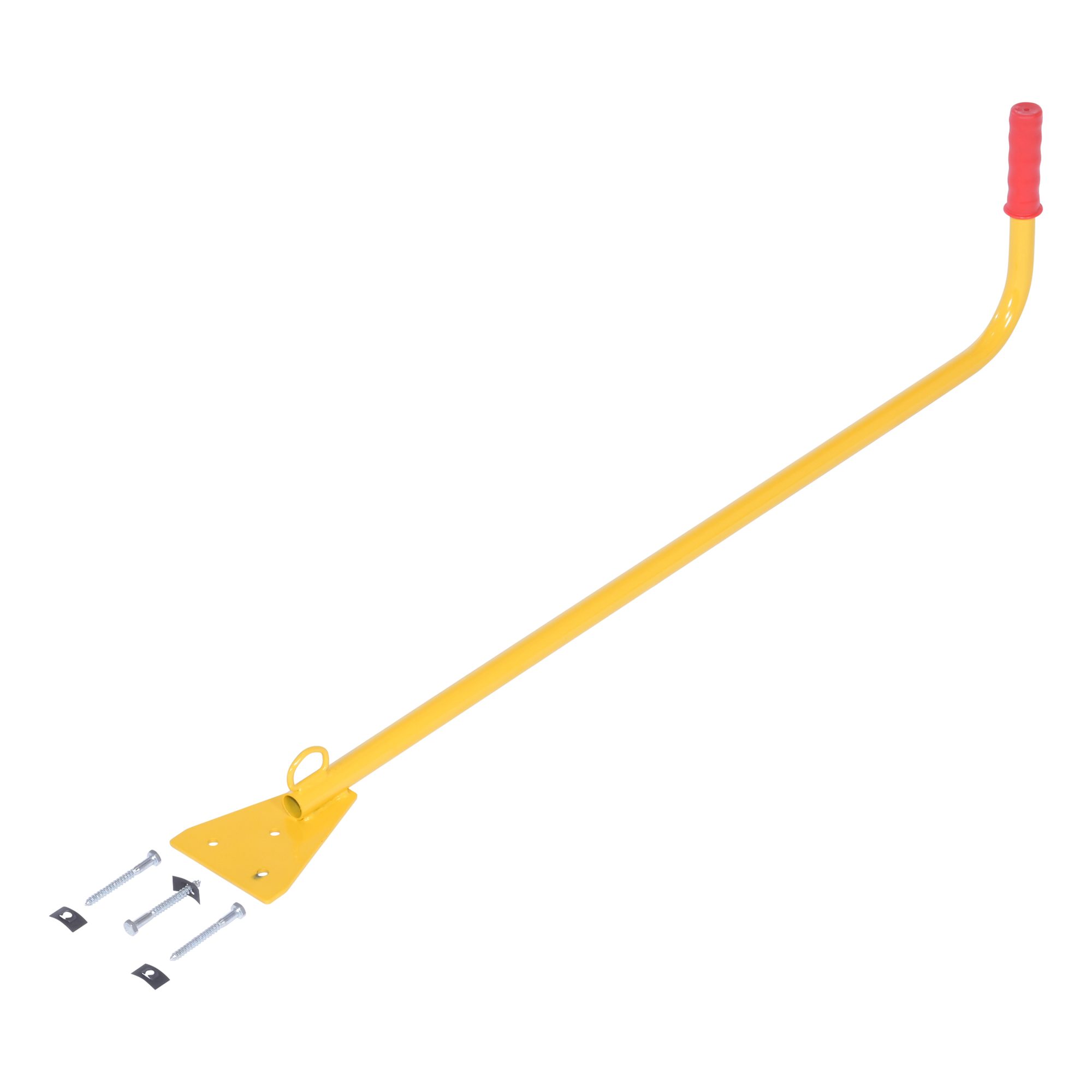 Vestil, Ergonomic wheel chock handle yellow, Working Width 4 in, Height ...