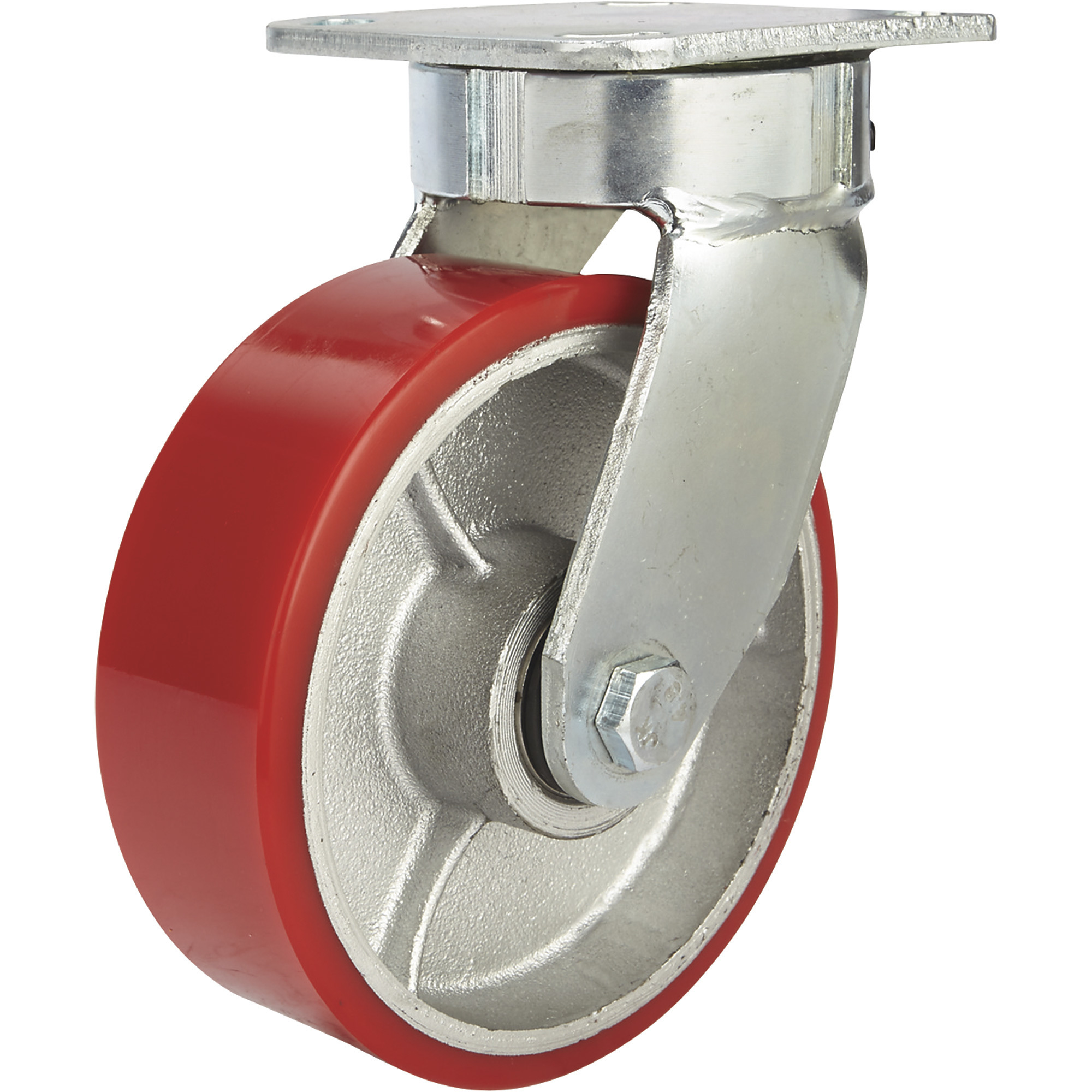 Strongway 6in. Swivel Kingpinless Polyurethane/Steel Core Caster, 1,500 ...
