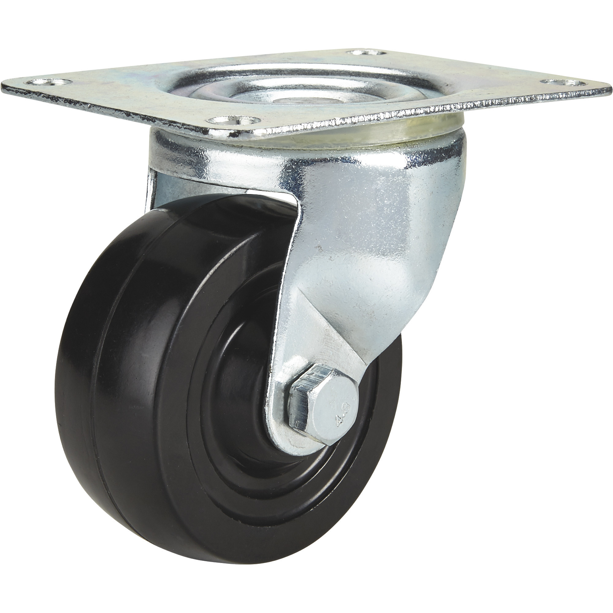 Ironton 3in. Swivel Rubber Caster, 220-Lb. Capacity, Black | Northern Tool