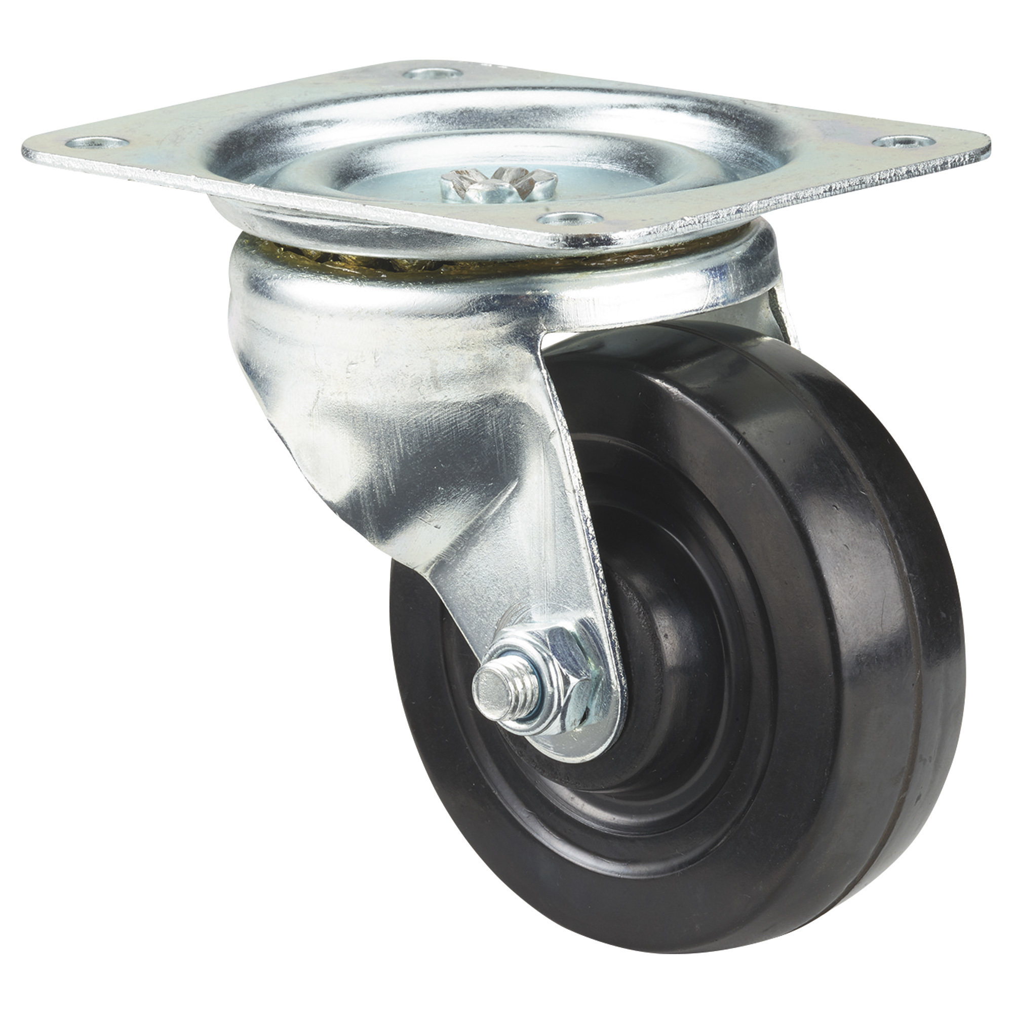 Ironton 4in. Swivel Rubber Caster, 308-Lb. Capacity, Black | Northern Tool